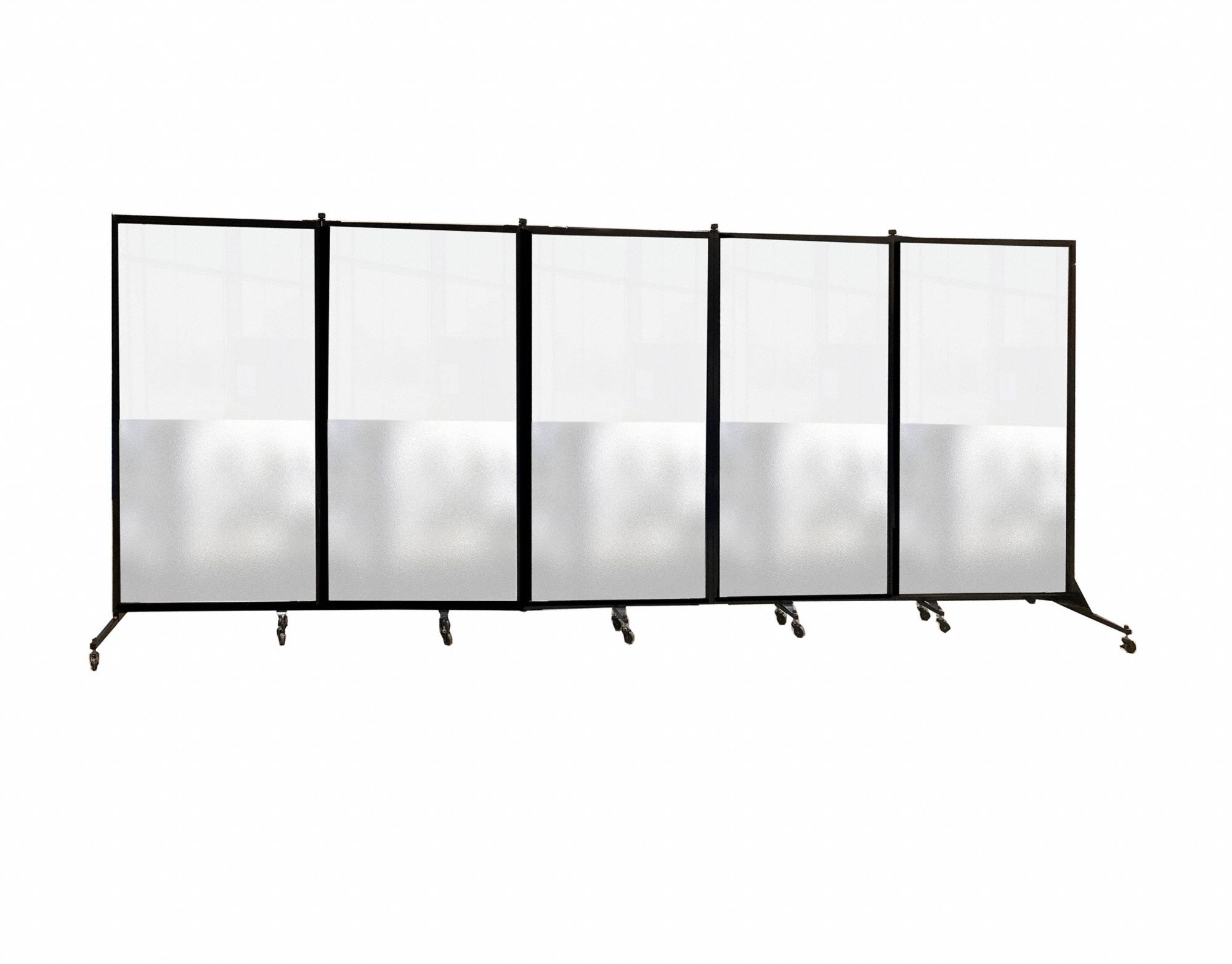 SCREENFLEX, 5 Panels, Half Transparent/Half Translucent, Room Divider ...