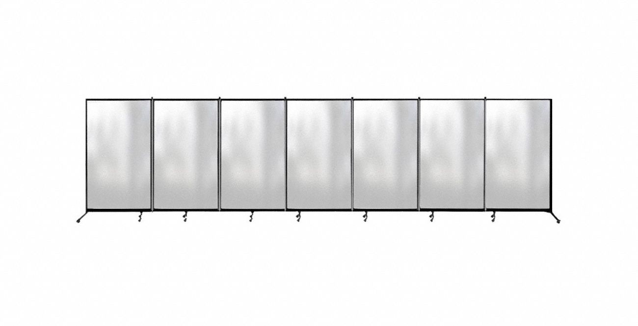 SCREENFLEX, 7 Panels, Translucent, Room Divider - 782KP1|CRDFF7 - Grainger