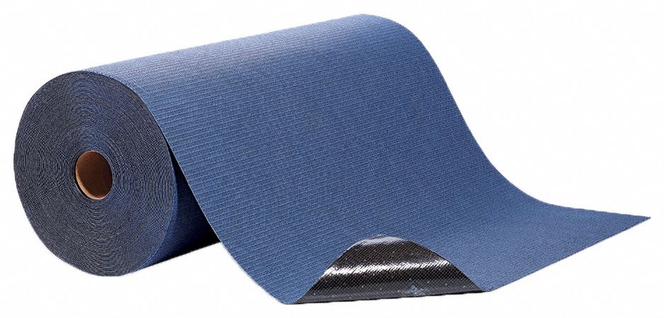 Chevron, 32 in x 150 ft, Paint Booth Mat - 782KX0|MAT32350-BL - Grainger