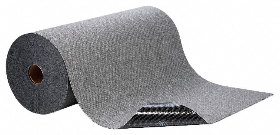 Chevron, 32 in x 150 ft, Paint Booth Mat - 782KX1|MAT32350-GY - Grainger