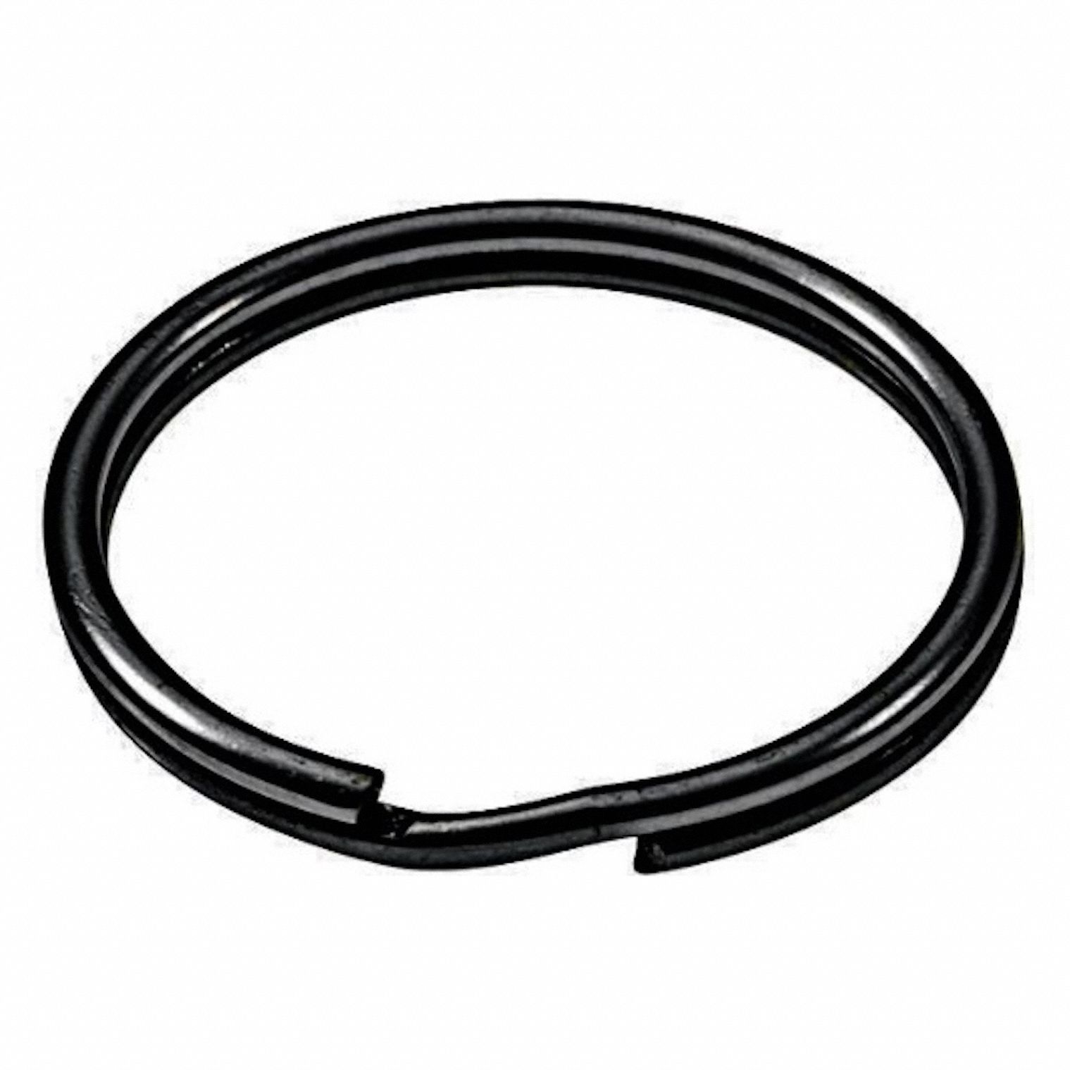 LUCKY LINE PRODUCTS Zinc Plated Steel 7 8 In Ring Size Steel Rings