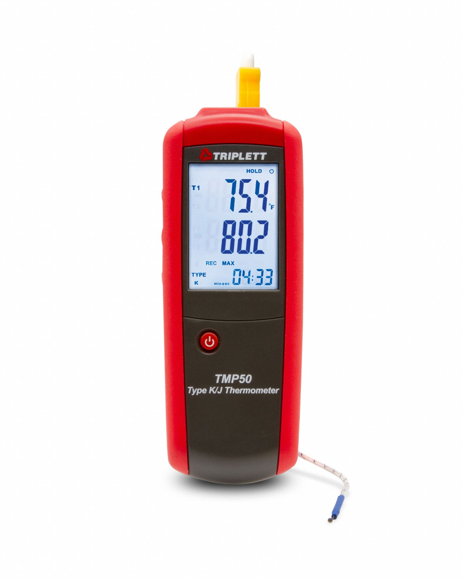 TRIPLETT, 1 Channels, Thermocouple Thermometer with Cert of ...