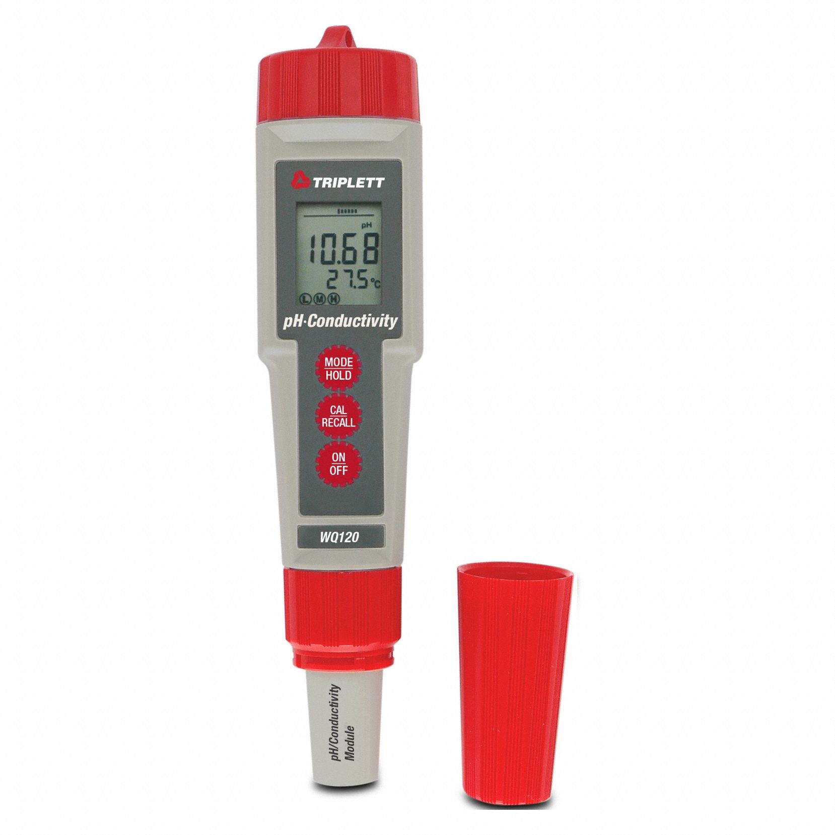 TRIPLETT, Conductivity/pH/Salinity/Temp/Total Dissolved Solids, Pocket ...