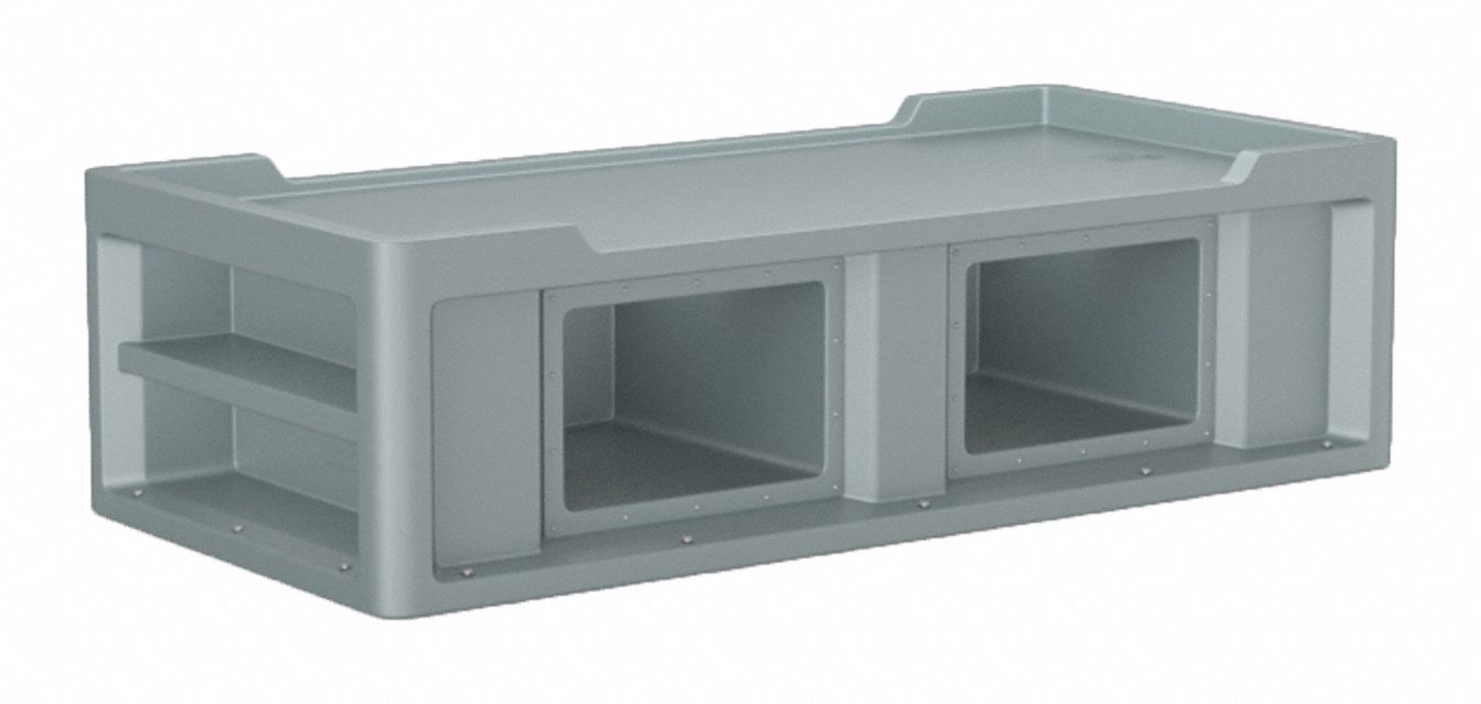 CORTECH, Gray, 86 in Overall Lg, Institutional Bed - 783EK0|7802GY ...