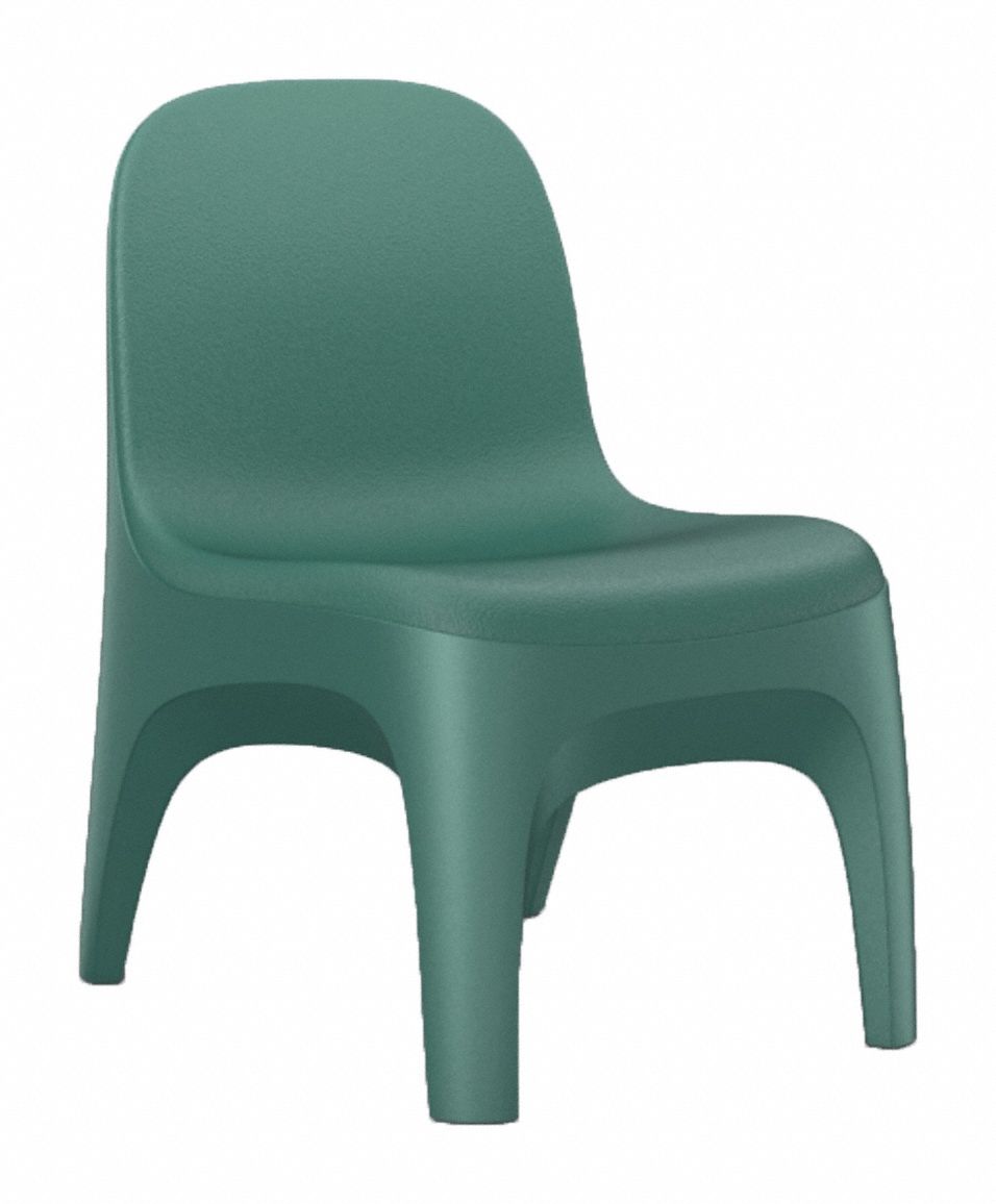 CORTECH, Aqua Seat Color, Polyethylene Seat Material, Armless Chair ...
