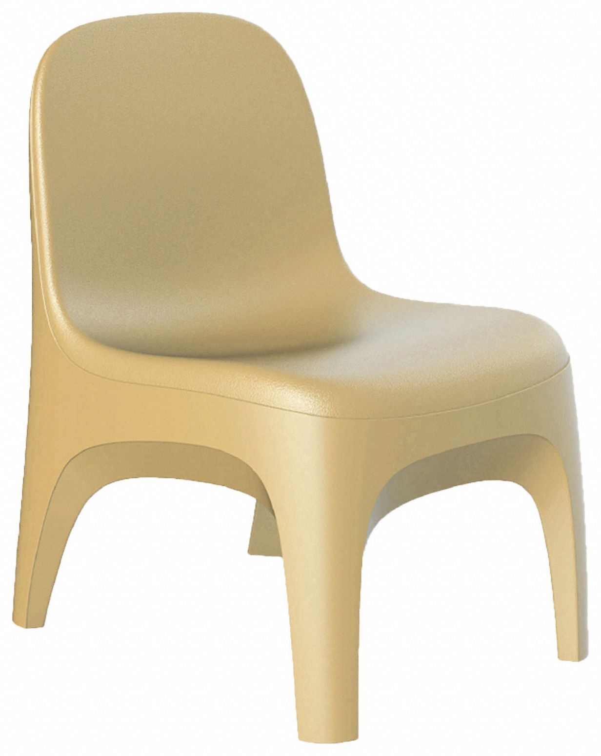 CORTECH, Sand Seat Color, Polyethylene Seat Material, Armless Chair ...