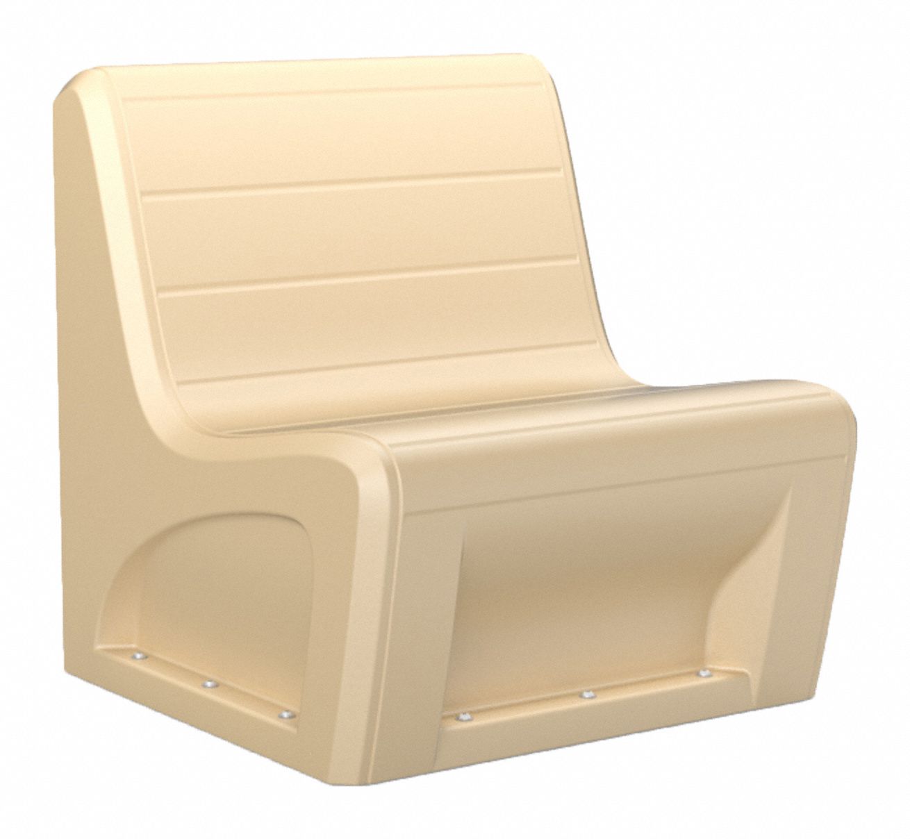 CORTECH, Sand Seat Color, Polyethylene Seat Material, Sectional Chair ...