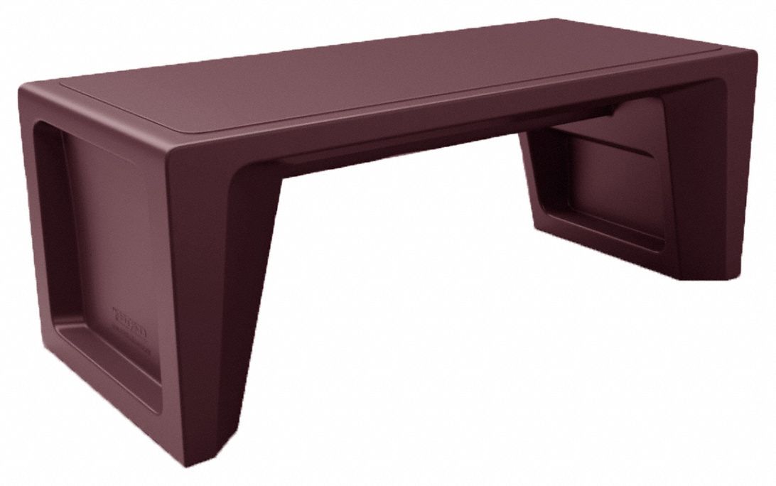 CORTECH, Burgundy Seat Color, Polyethylene Seat Material, Bench ...