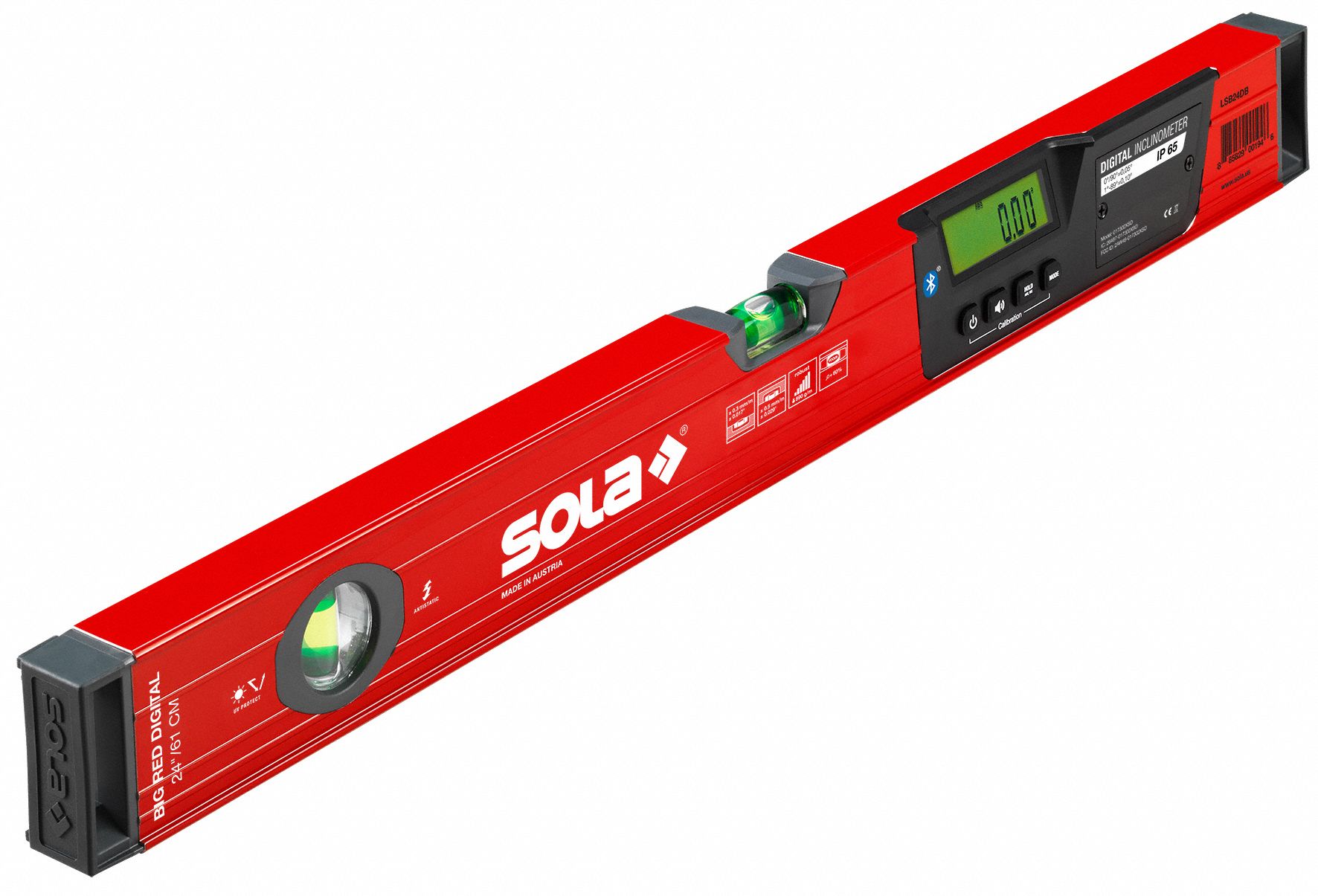 SOLA, 0°– 180°, Includes Batteries, Electronic Digital Level - 783GY6 ...