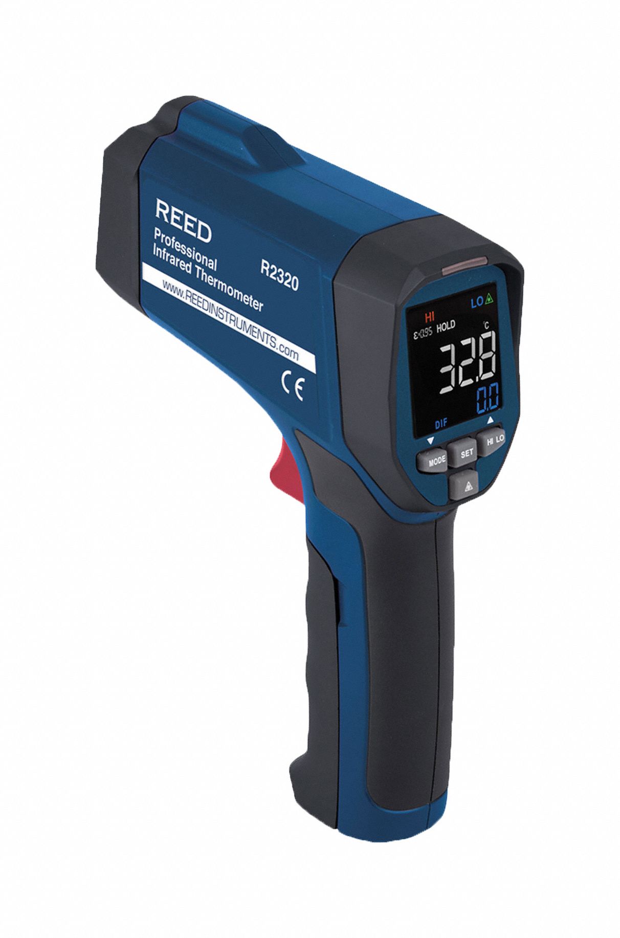 REED INSTRUMENTS, R2320-NIST, Included, Infrared Thermometer - 783H22 ...