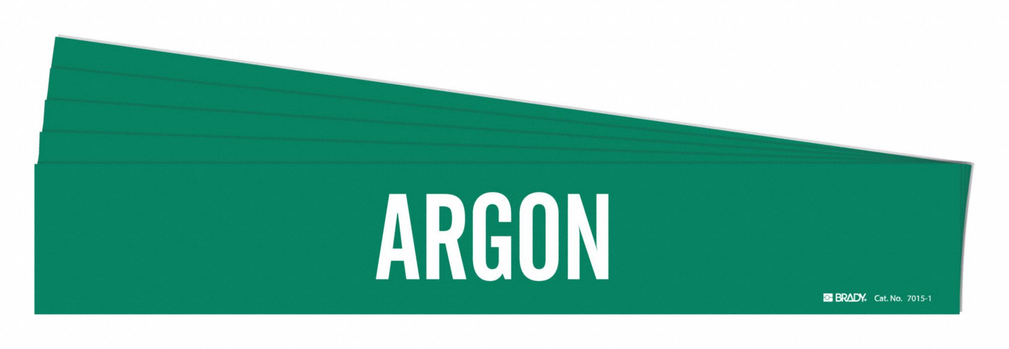 Argon, Green, Pipe Marker - 783H82|7015-1-PK - Grainger