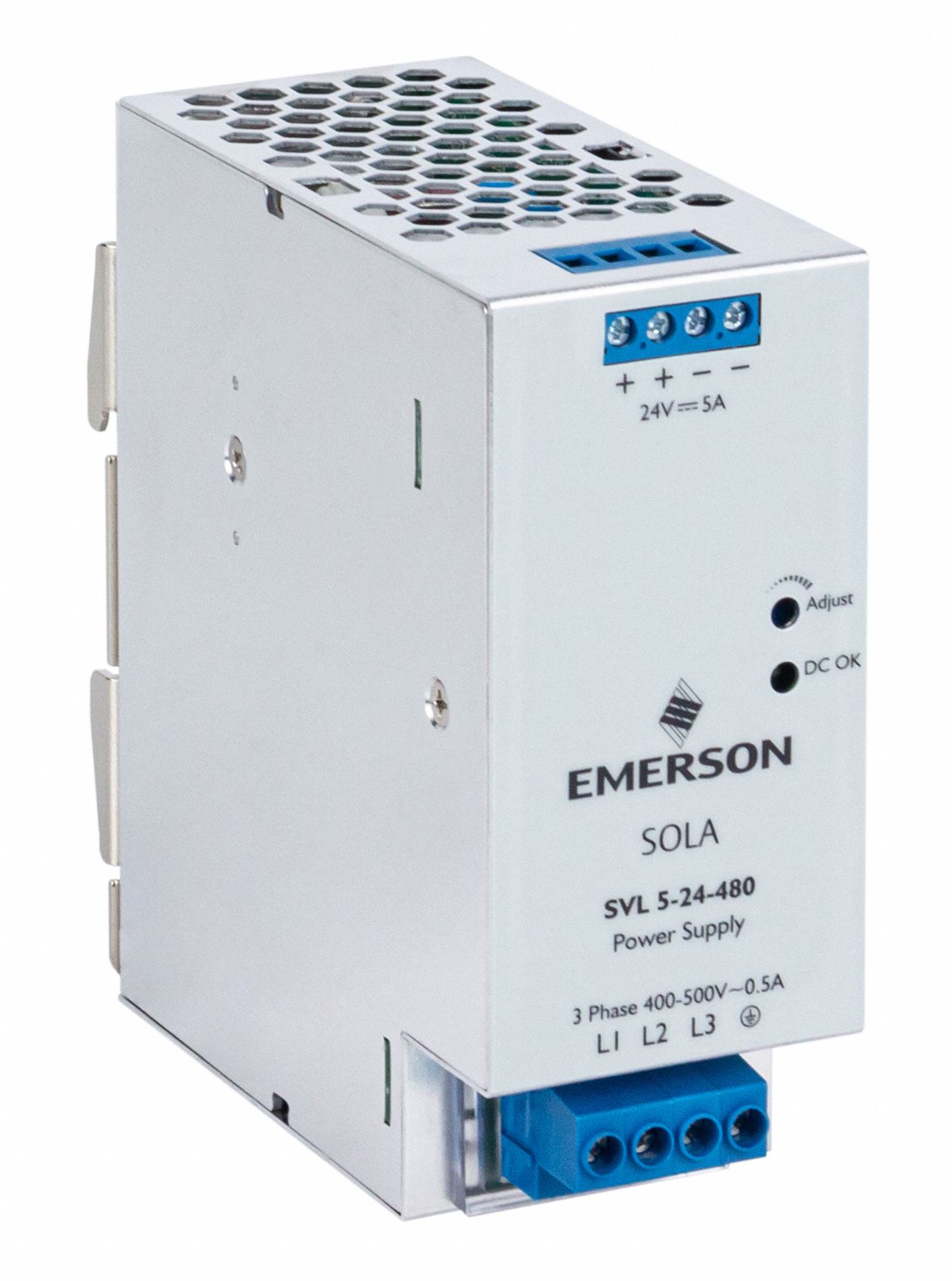 SOLAHD, DIN Rail, 120 W Output Power - Rated, DC Power Supply - 783RE9 ...