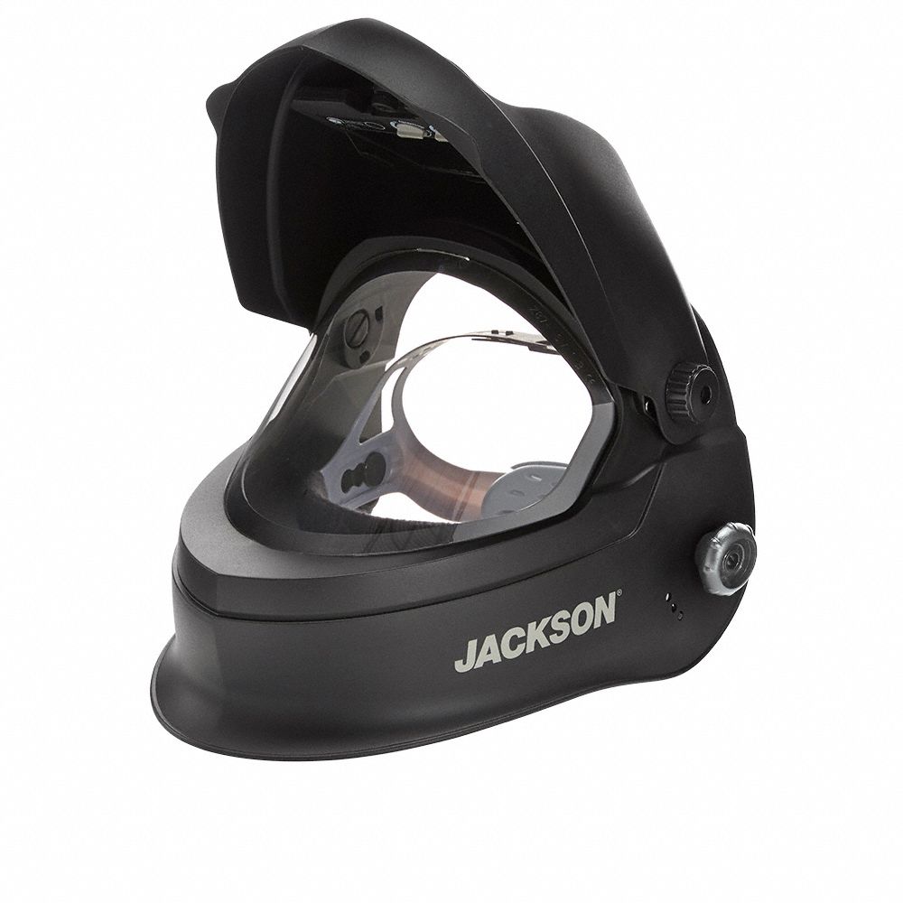 JACKSON SAFETY Welding Helmet: Auto-Darkening, 4 Arc Sensors, Black, W5 ...