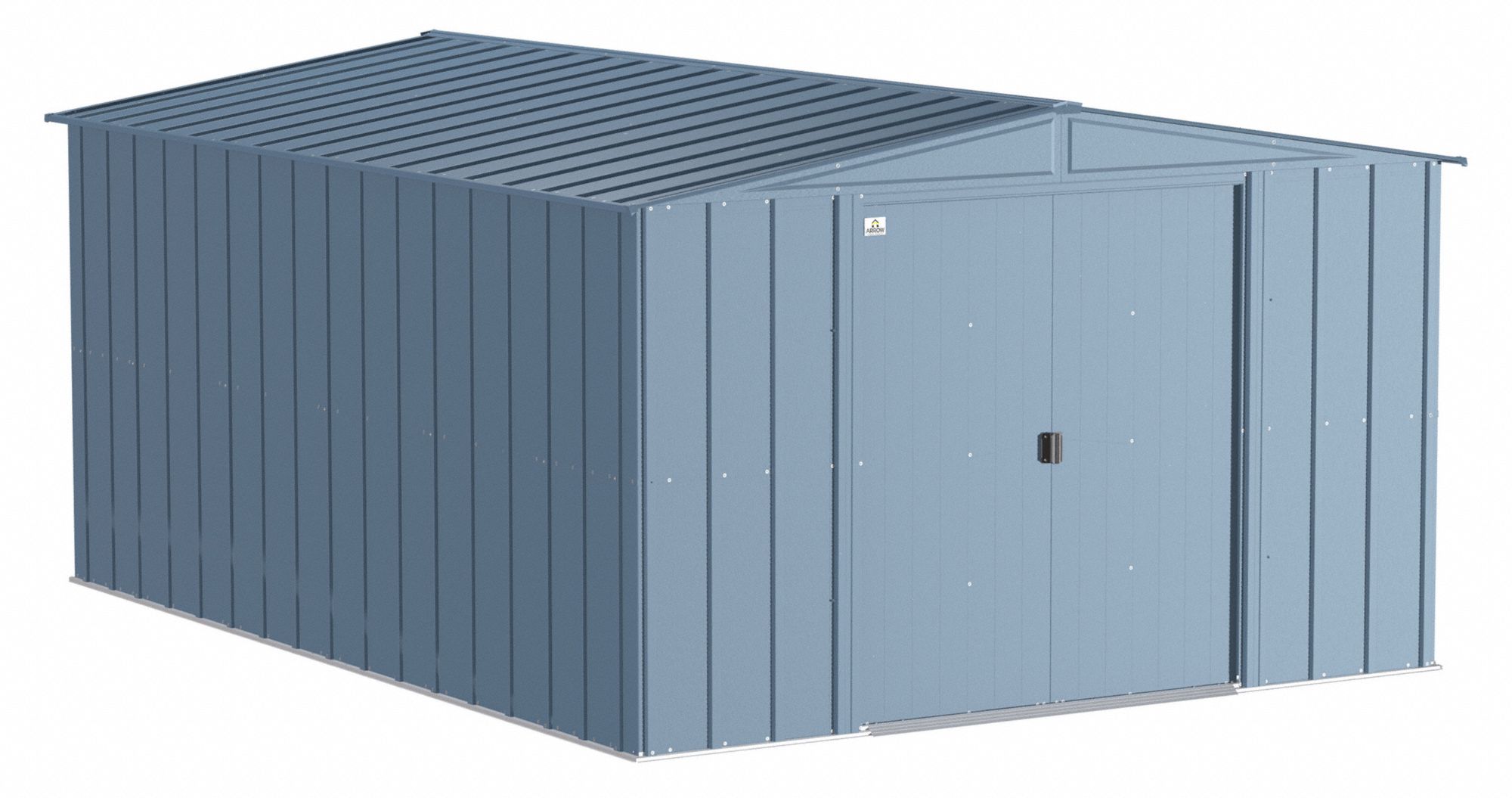 123 in W x 163 in D x 76 in H, 755 cu ft, Storage Shed - 783W67 ...