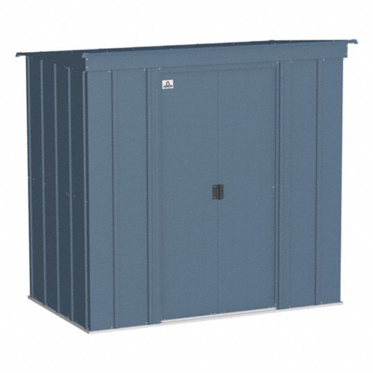 77 in W x 47 in D x 71 in H, 118 cu ft, Storage Shed - 783W89|CLP64BG ...