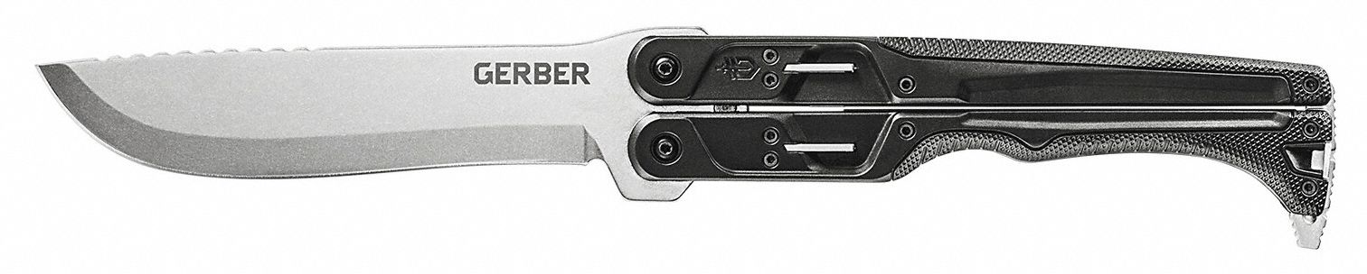 GERBER, 7 in Blade Lg, 8 1/4 in Closed Lg, Folding Knife - 783WH6|30 ...