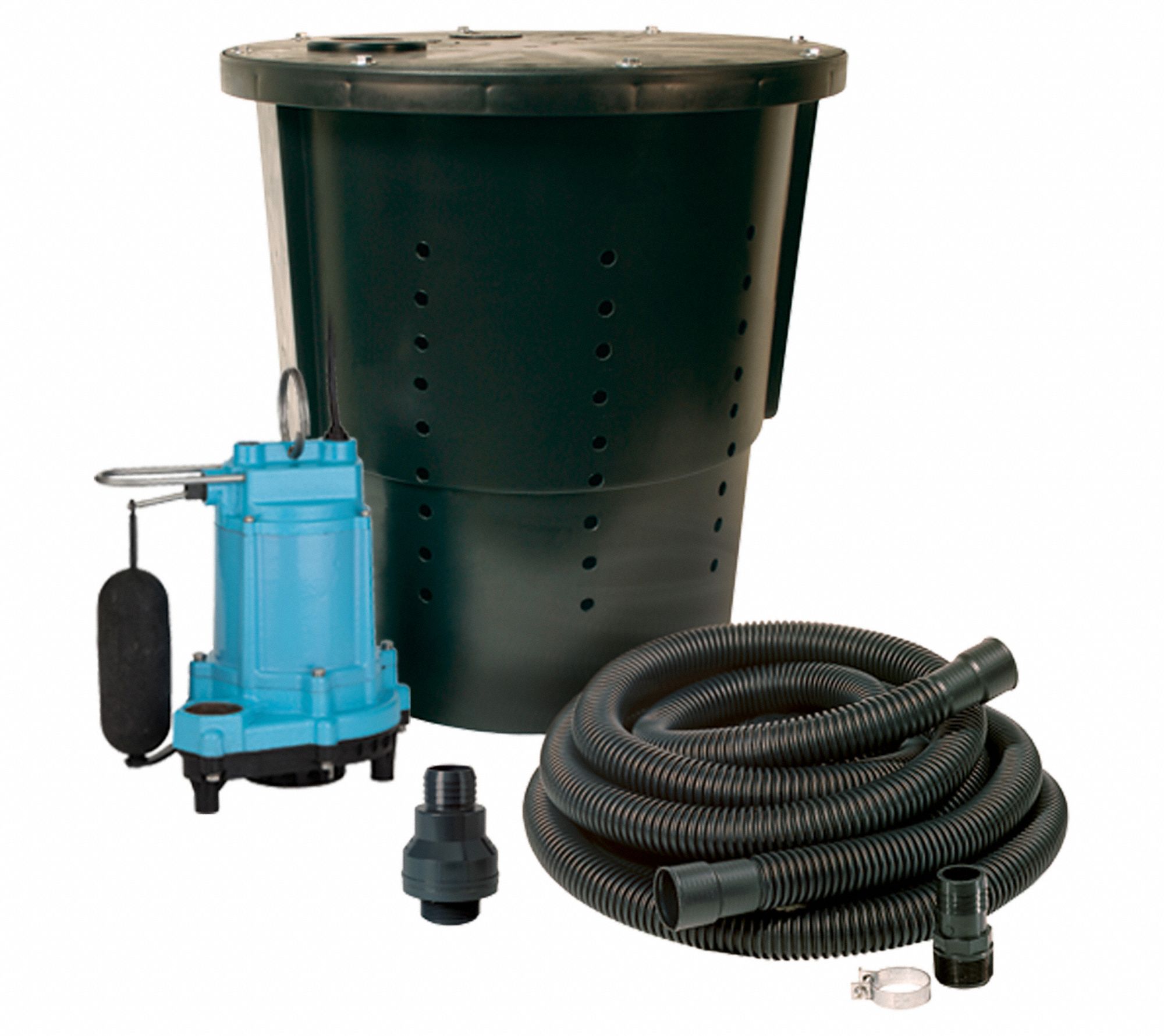 LITTLE GIANT, 20 gal Basin Capacity, 1/3 hp, Sump Pump Package - 783X03 ...