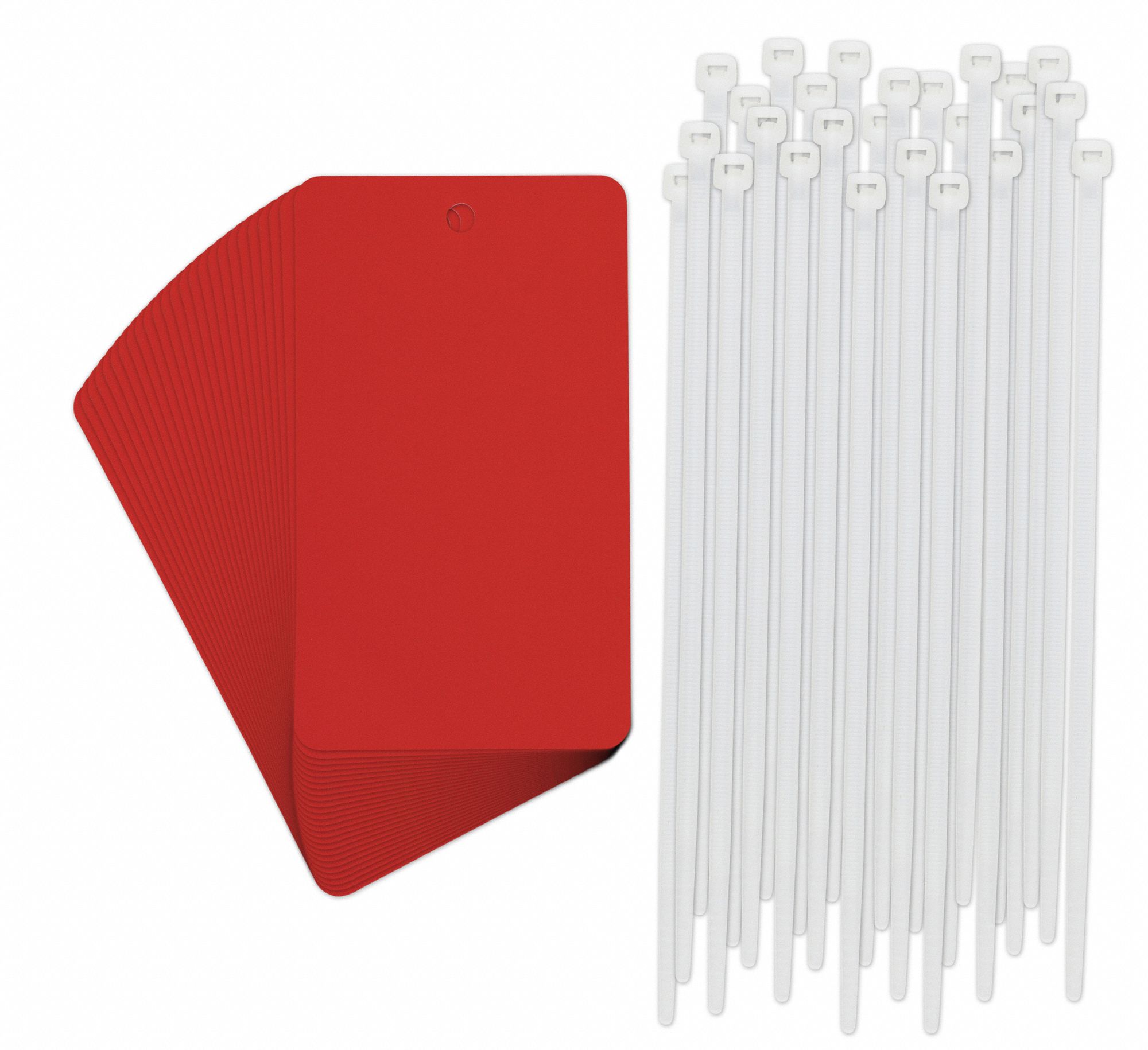 BRADY, Metal, Red, Tag - 783XR0|56940-PK - Grainger