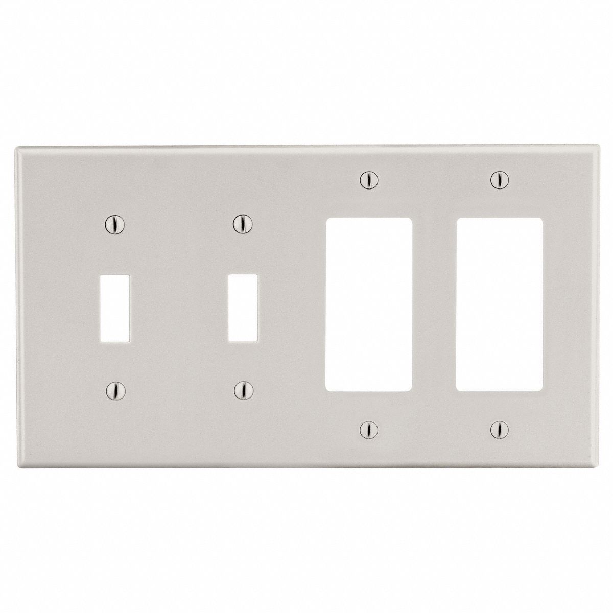 Toggle, Plastic, Blank Wall Plate - 784FF2|P2262LA - Grainger