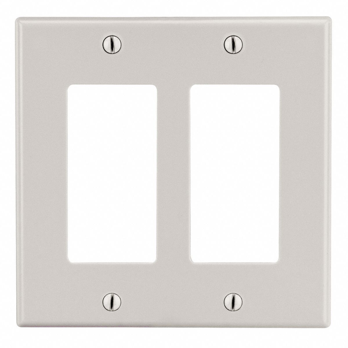 Decorator-Rocker, Plastic, Rocker Wall Plate - 784FF5|P262LA - Grainger