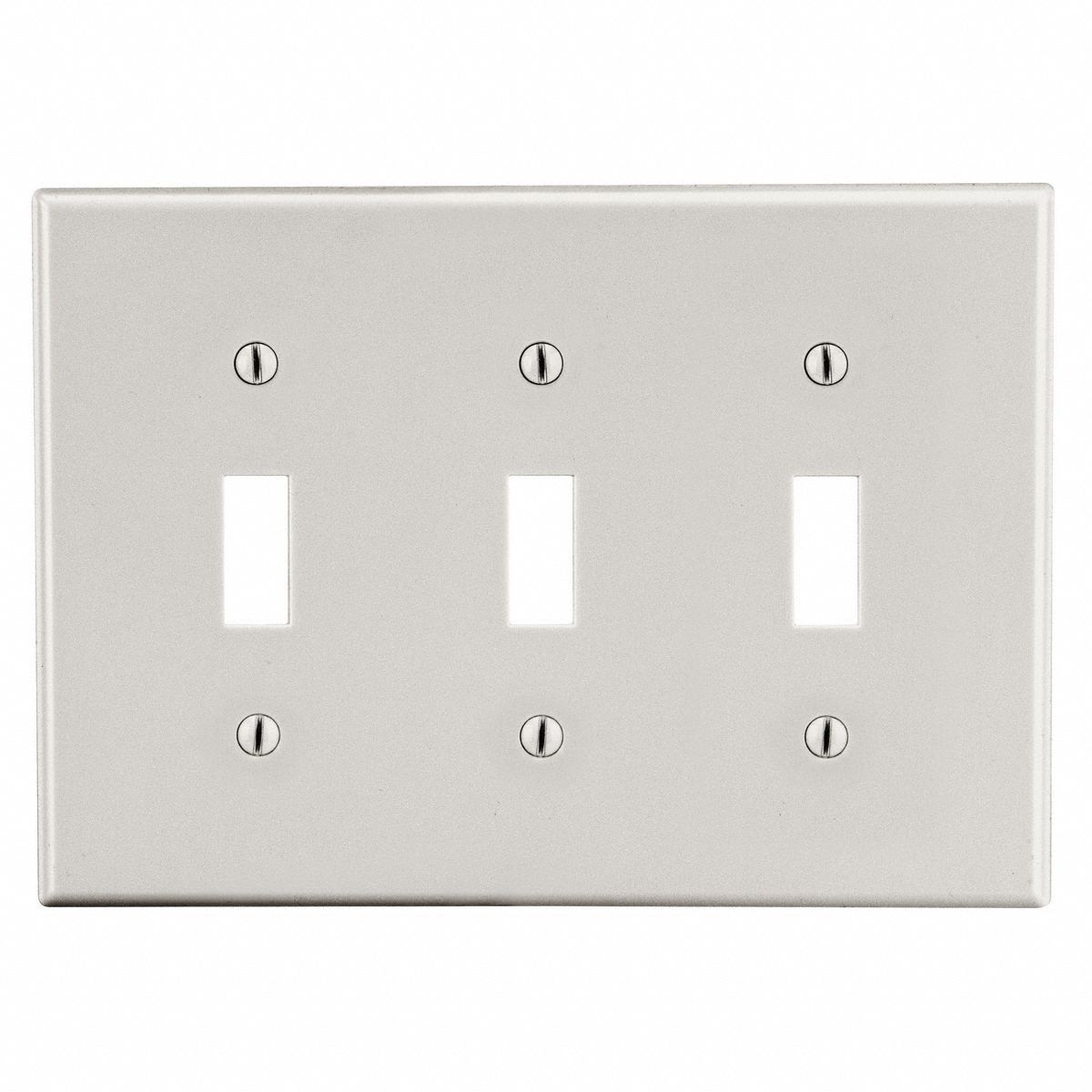 Toggle, Plastic, Toggle Switch Wall Plate - 784FG2|P3LA - Grainger