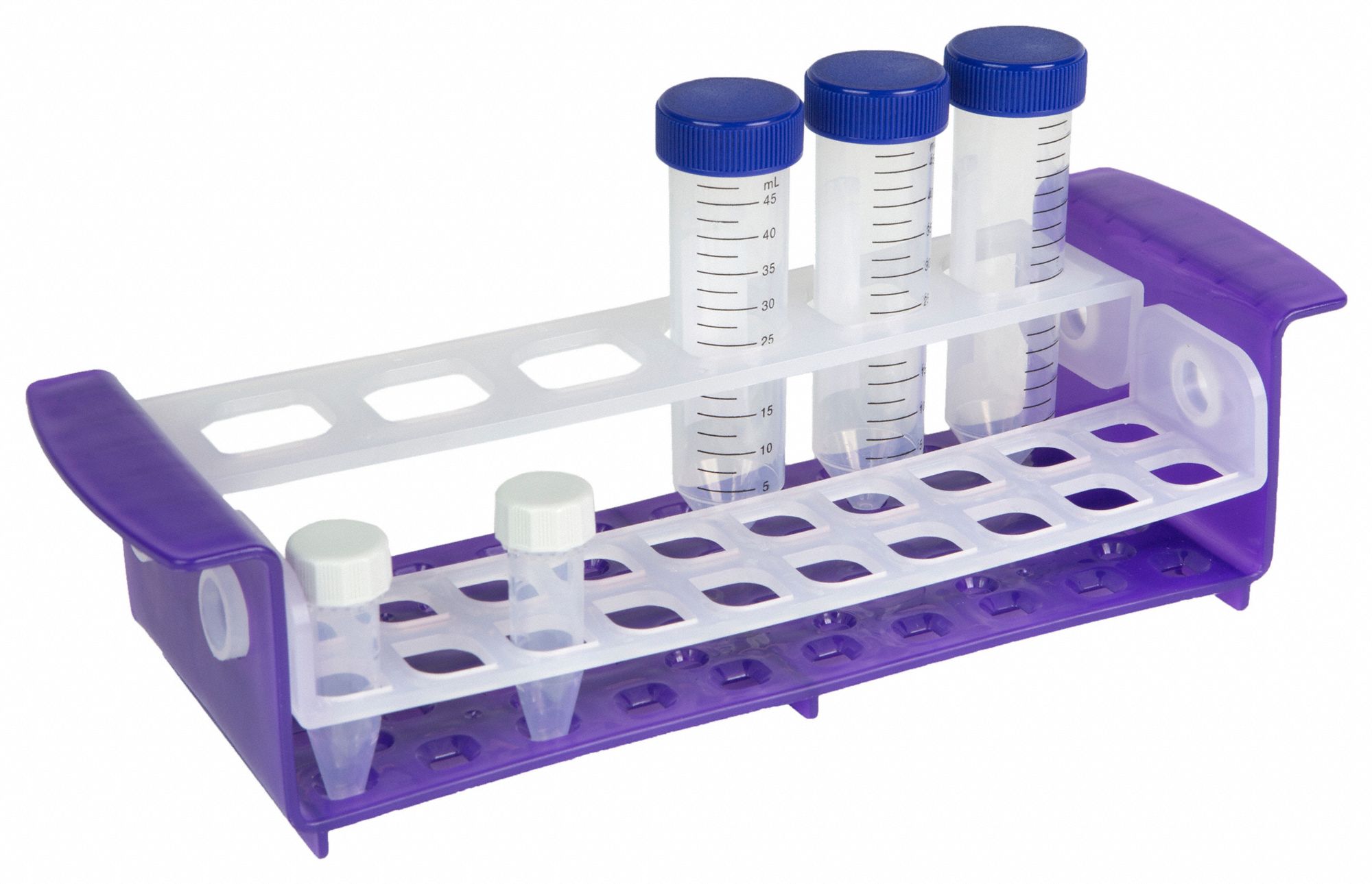 4 1/4 in Overall Wd, 3 in Overall Ht, Tube Rack - 784GM4|120818 - Grainger