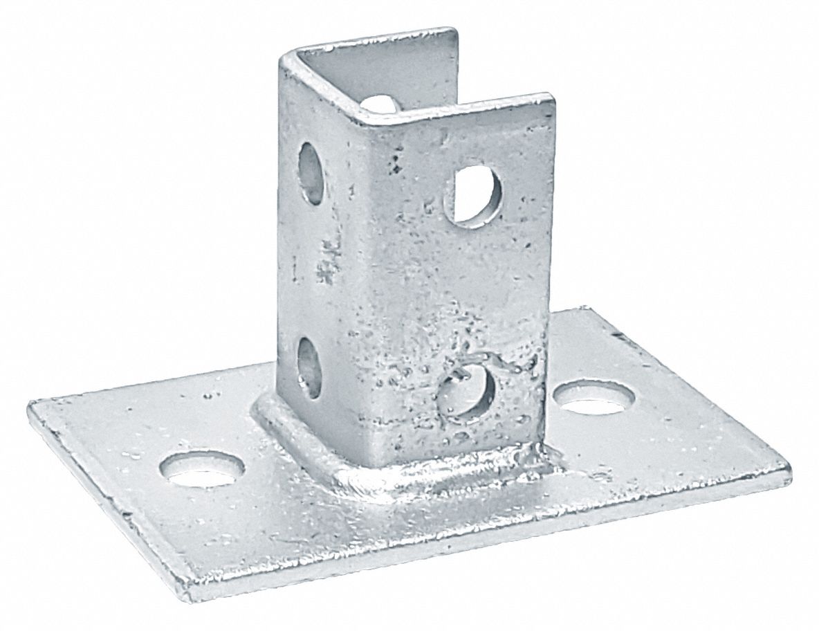 1 5/8 in x 1 5/8 in For Strut Channel Size, Hot Dipped Galvanized ...