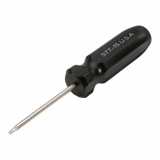 Tamperproof Screwdriver, 7 1/2 in Overall Ht, Tamperproof tool - 784H20 ...
