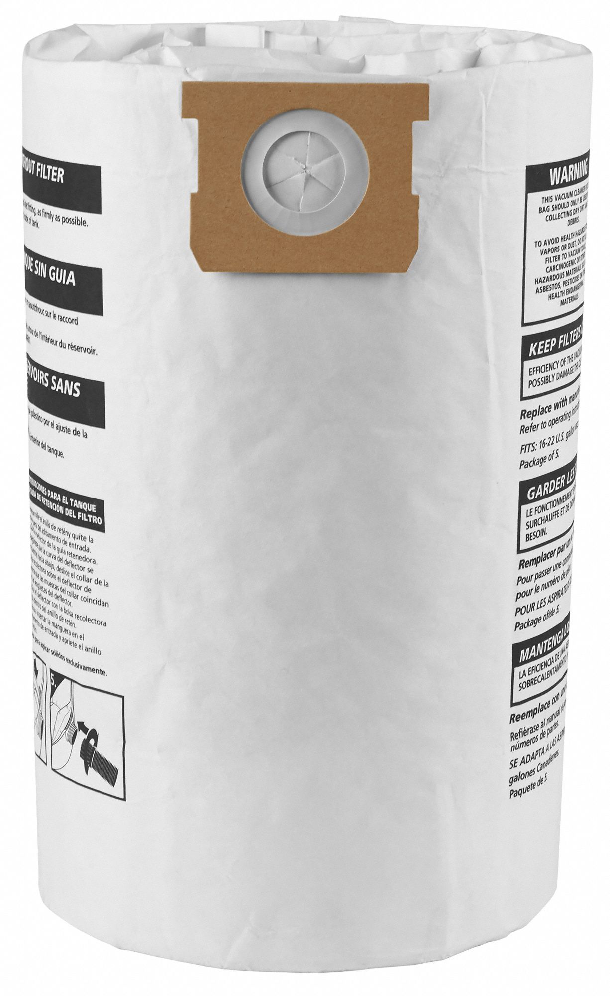 SHOP-VAC, Shop Vac, G, Vacuum Bag - 784HY5|9066333 - Grainger