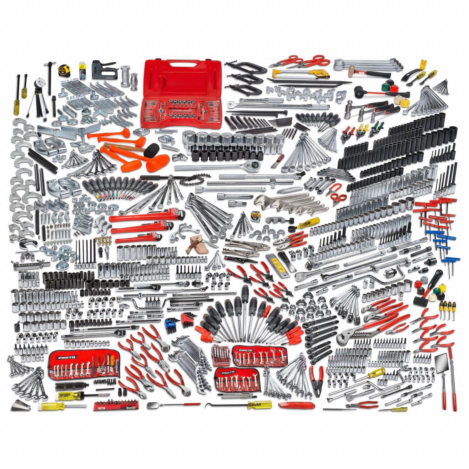 PROTO, 1,258 Total Pcs, Metric/SAE, Master Tool Set - 784JP0|JCS ...