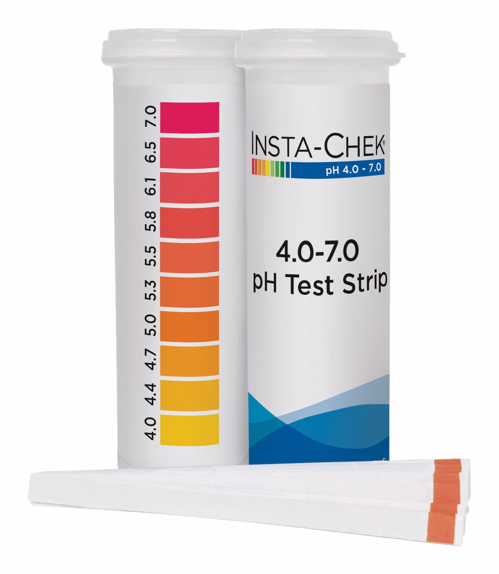 HYDRION, 0.3 pH, 3 1/4 in Overall Lg, Mid Range pH Test Strip - 784R70 ...