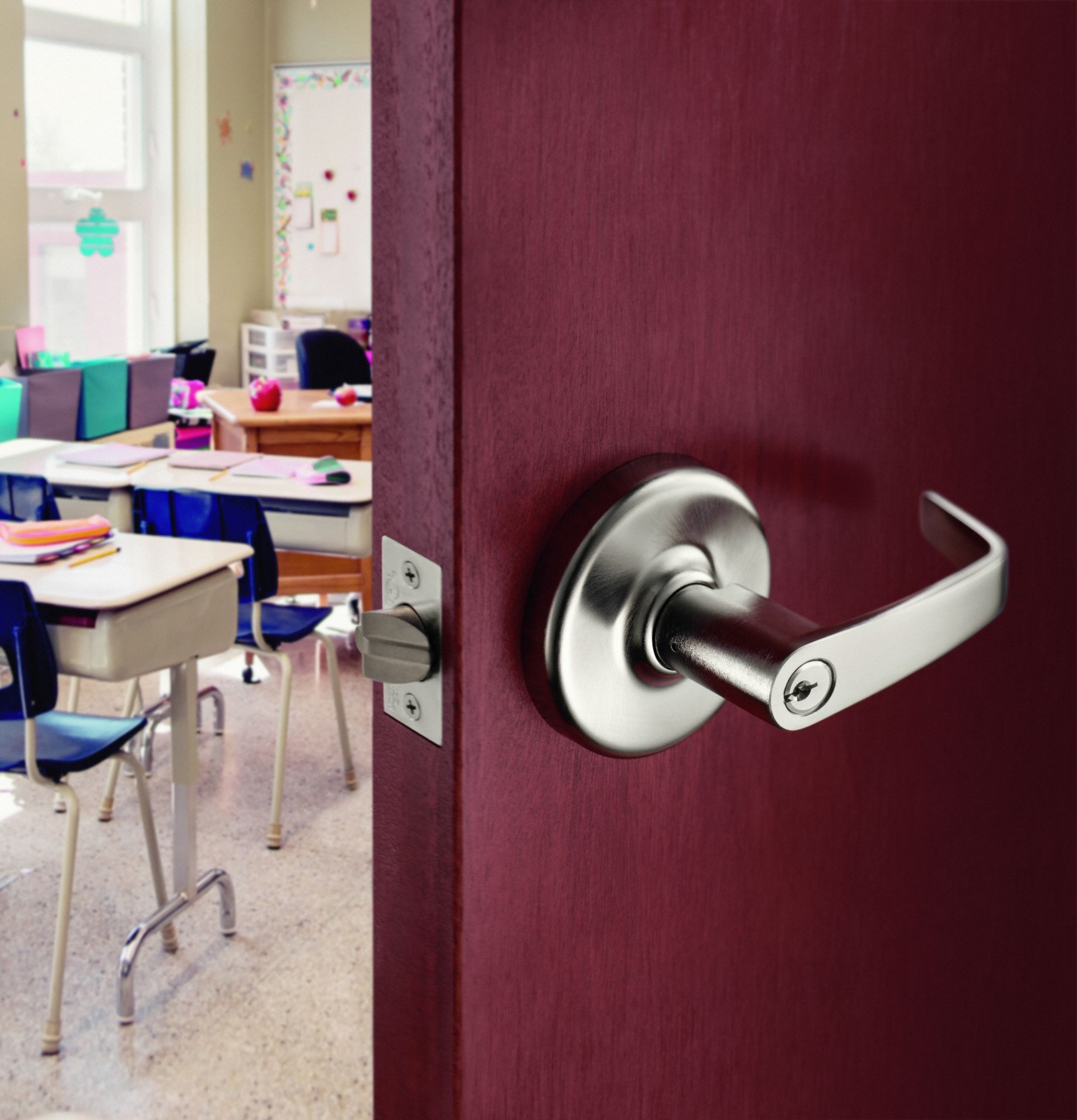 CORBIN, Office Lever Locksets, Chrome, Door Lockset - 784RZ6|CLX3351 ...