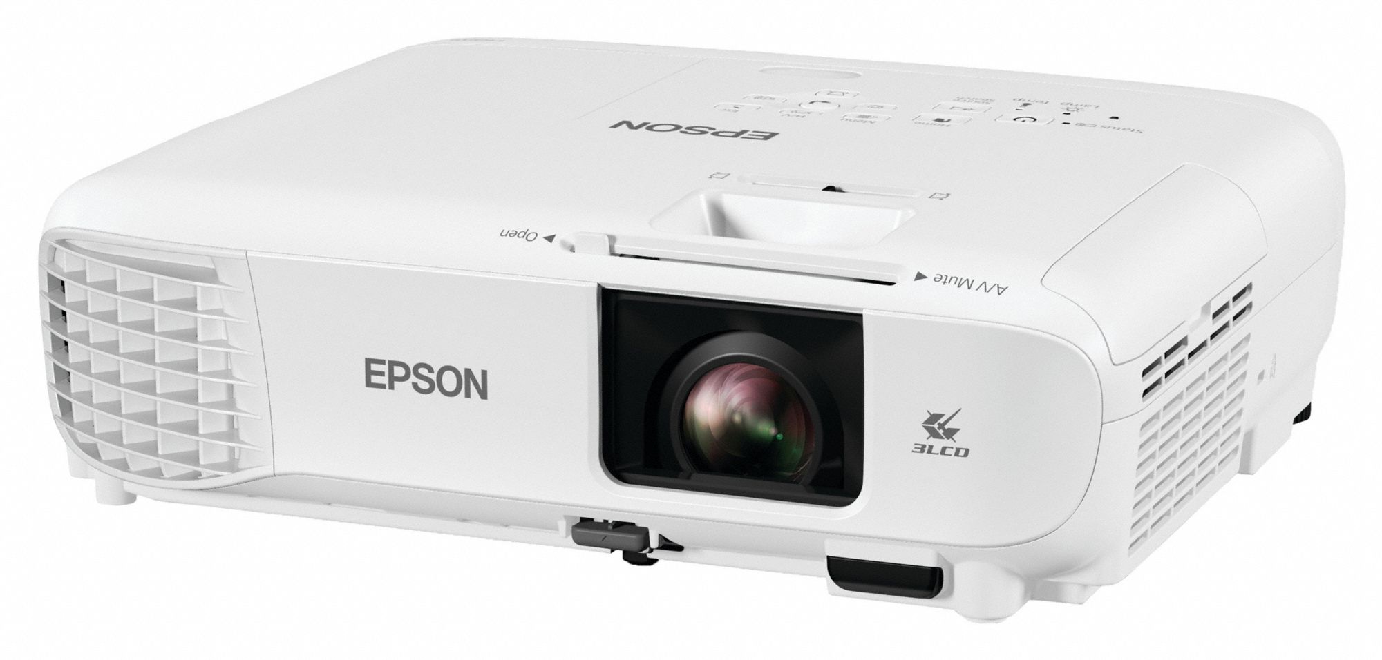 EPSON, 1280 pixels x 800 pixels, 210 W Lamp Watts, Multimedia Projector ...