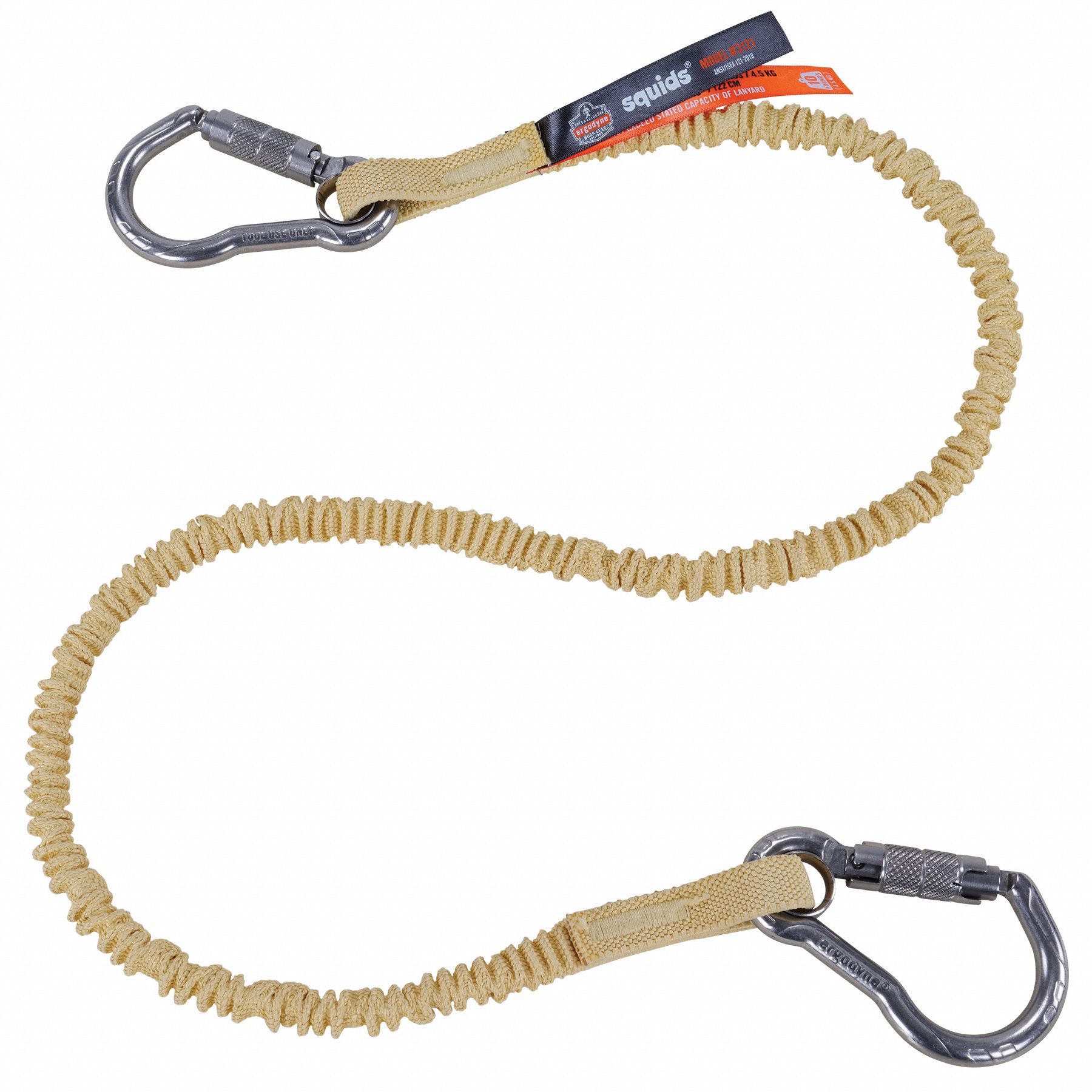 SQUIDS BY ERGODYNE, Std Tether, Carabiner Attachment, Tool Lanyard ...