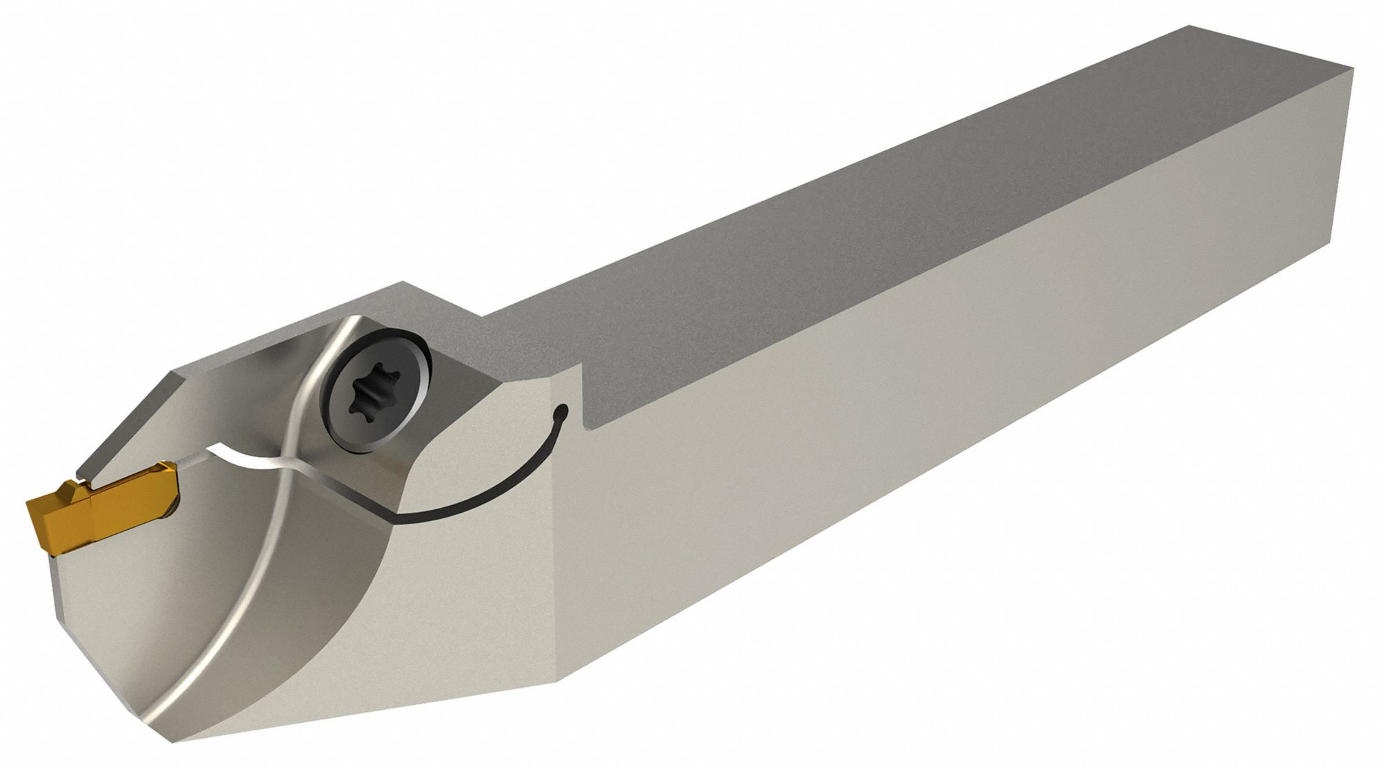 WIDIA, Left Hand, 16.00mm Shank Wd, Indexable Thread Turning Tool ...