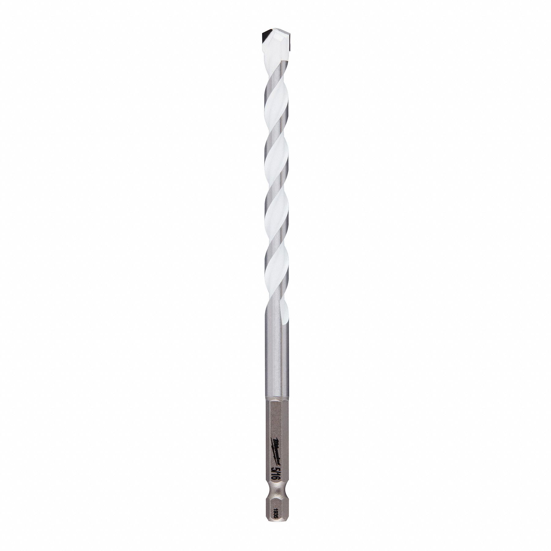 MILWAUKEE 5 16 In Drill Bit Size 4 In Max Drilling Dp Carbide Drill
