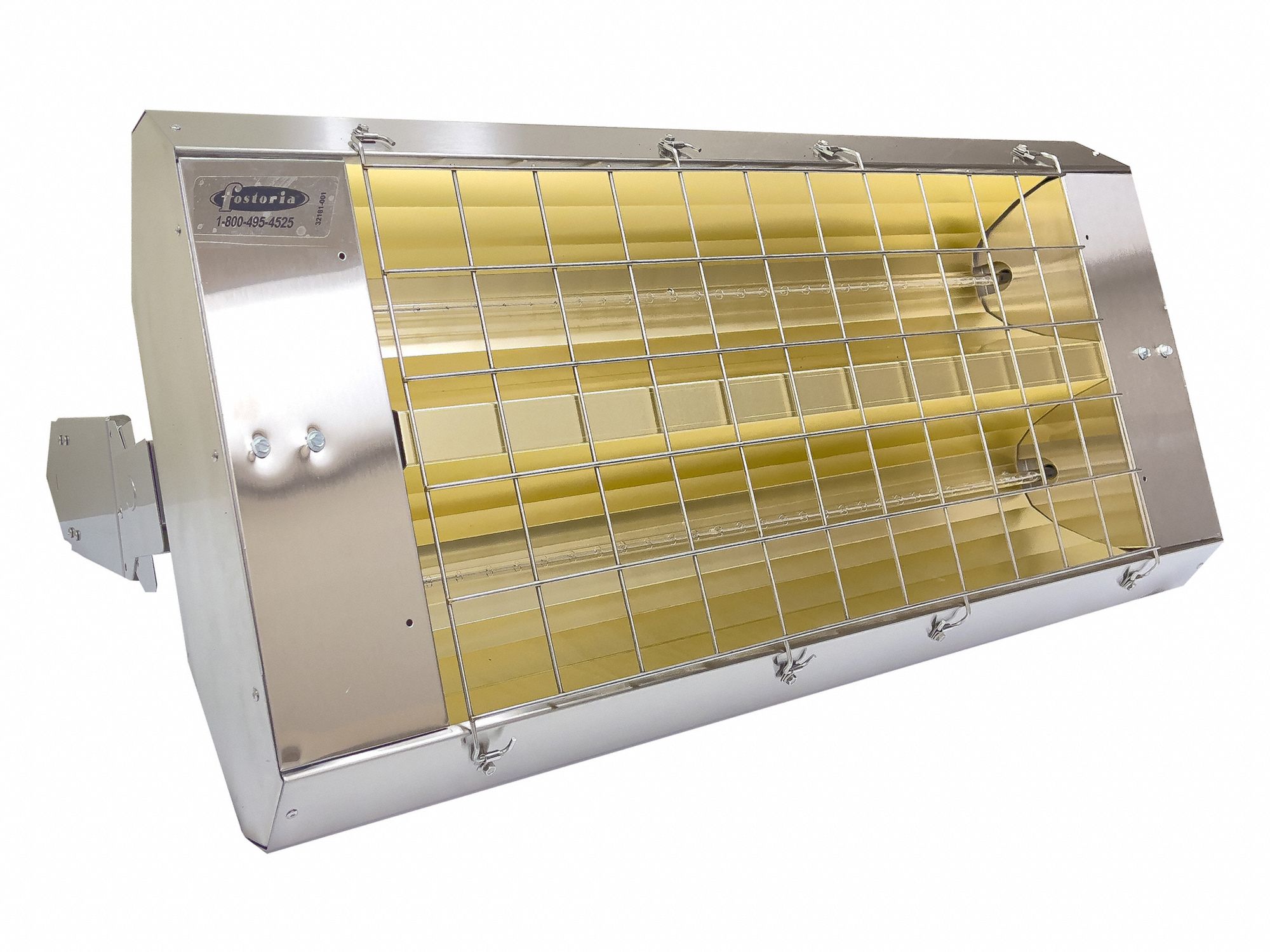 FOSTORIA, 5000 W Watt Output, 480V AC, Infrared Quartz Electric Heater ...