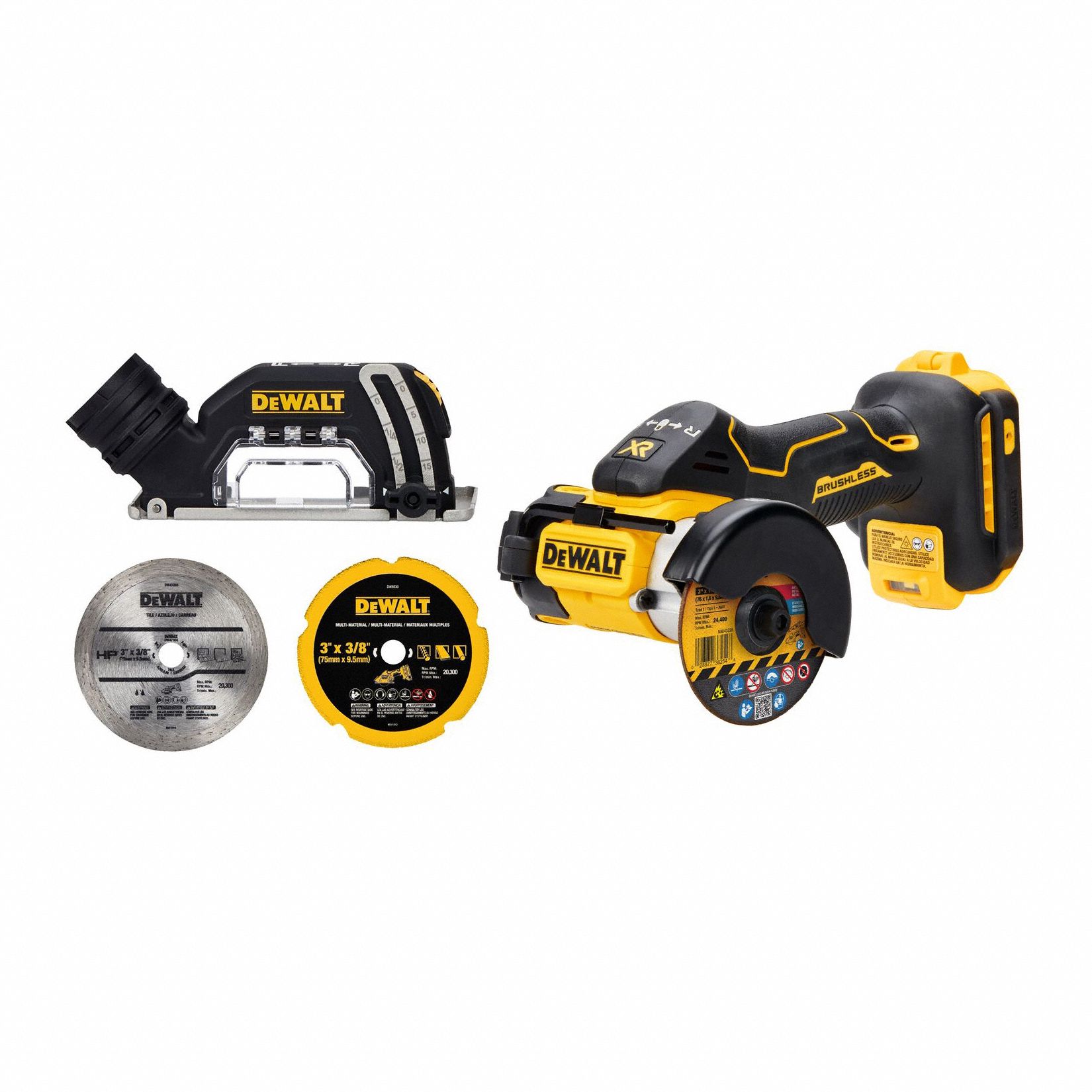 3 in Wheel Dia, 20,000 RPM Max. Speed, Cut-Off Tool - 786VM1|DCS438B ...