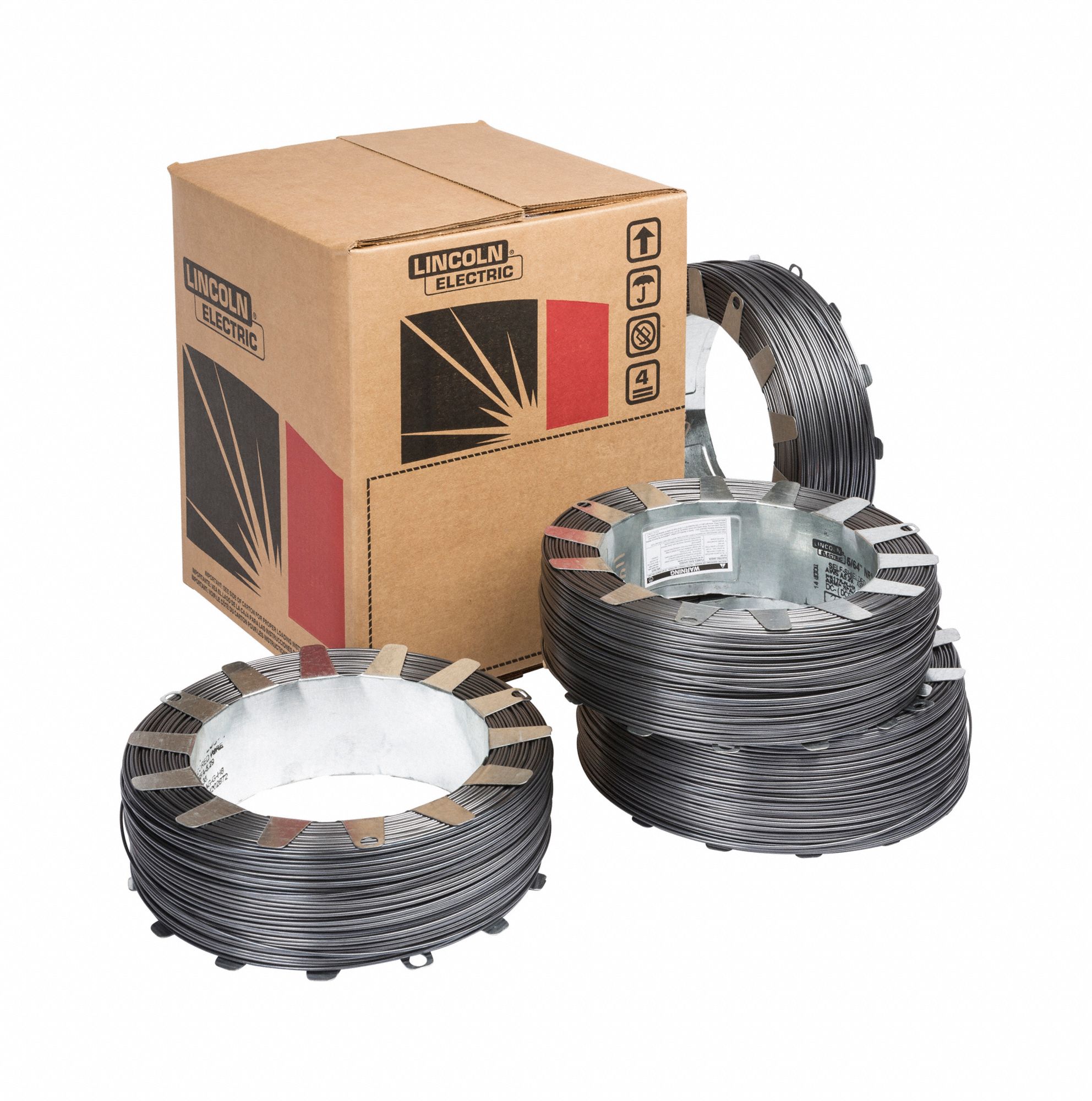 LINCOLN ELECTRIC, Carbon Steel, E71T-8, Flux Cored Welding Wire ...