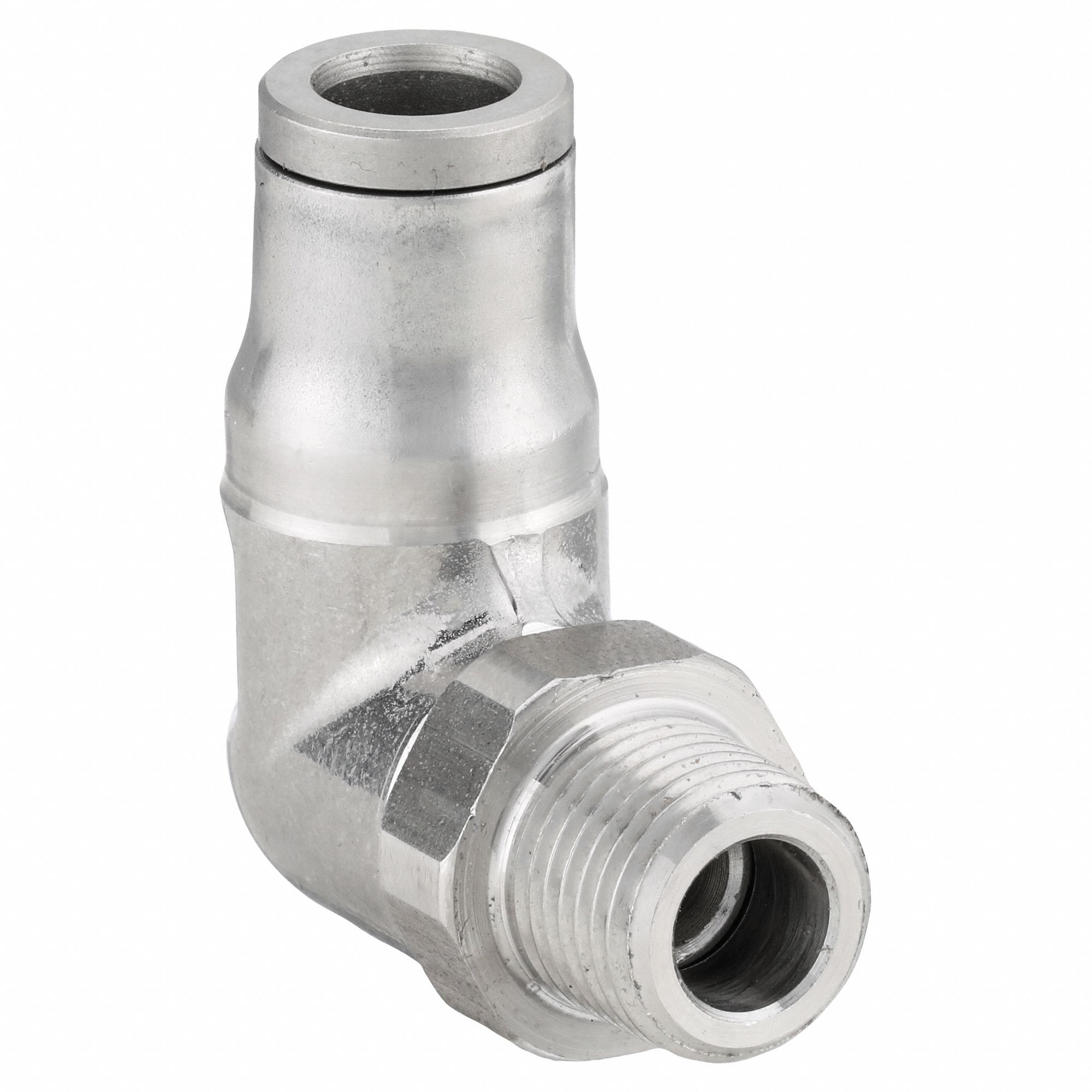 LEGRIS, 6 mm OD x 1/8 in Pipe Size, Push-to-Connect x MBSPT, Push-Fit Elbow Fitting - 786Y08 ...