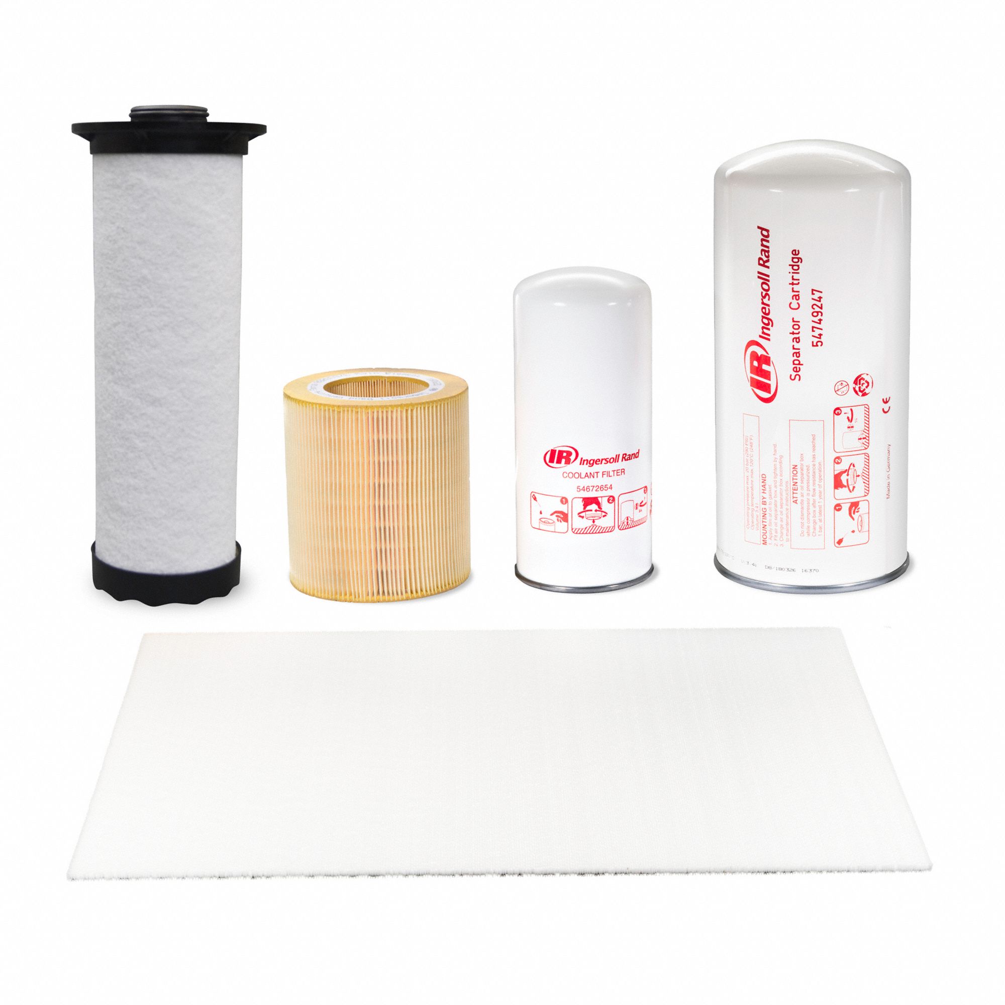 INGERSOLL RAND, Maint Kit, 47735455001, Filter Only Kit - 787A26 ...