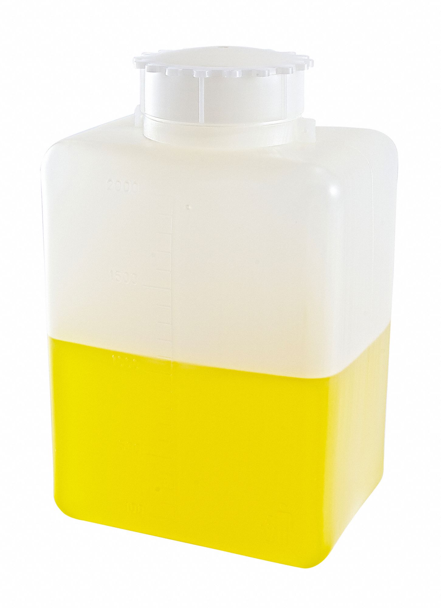 HDPE, 33.81 fl oz Capacity - oz, Graduated Rectangular Bottles - 787A43 ...