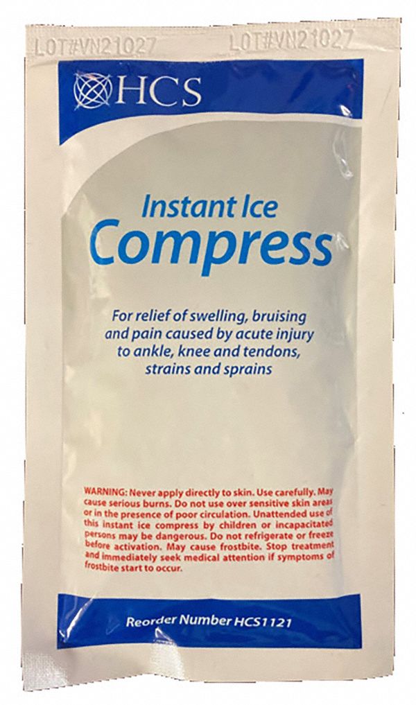 HCS, Disposable, Blue/White, Instant Ice Compress - 787AC5|HCS1121 ...