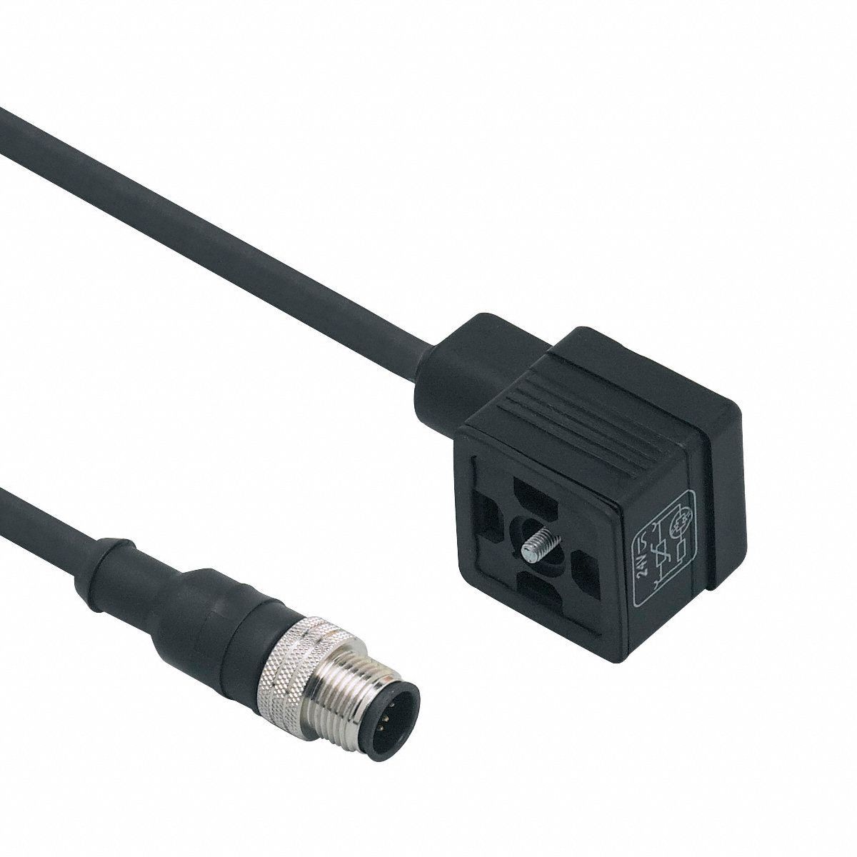 IFM M12 Male Straight X DIN Form A 1 M Cable Lg Patch Cable 787D22