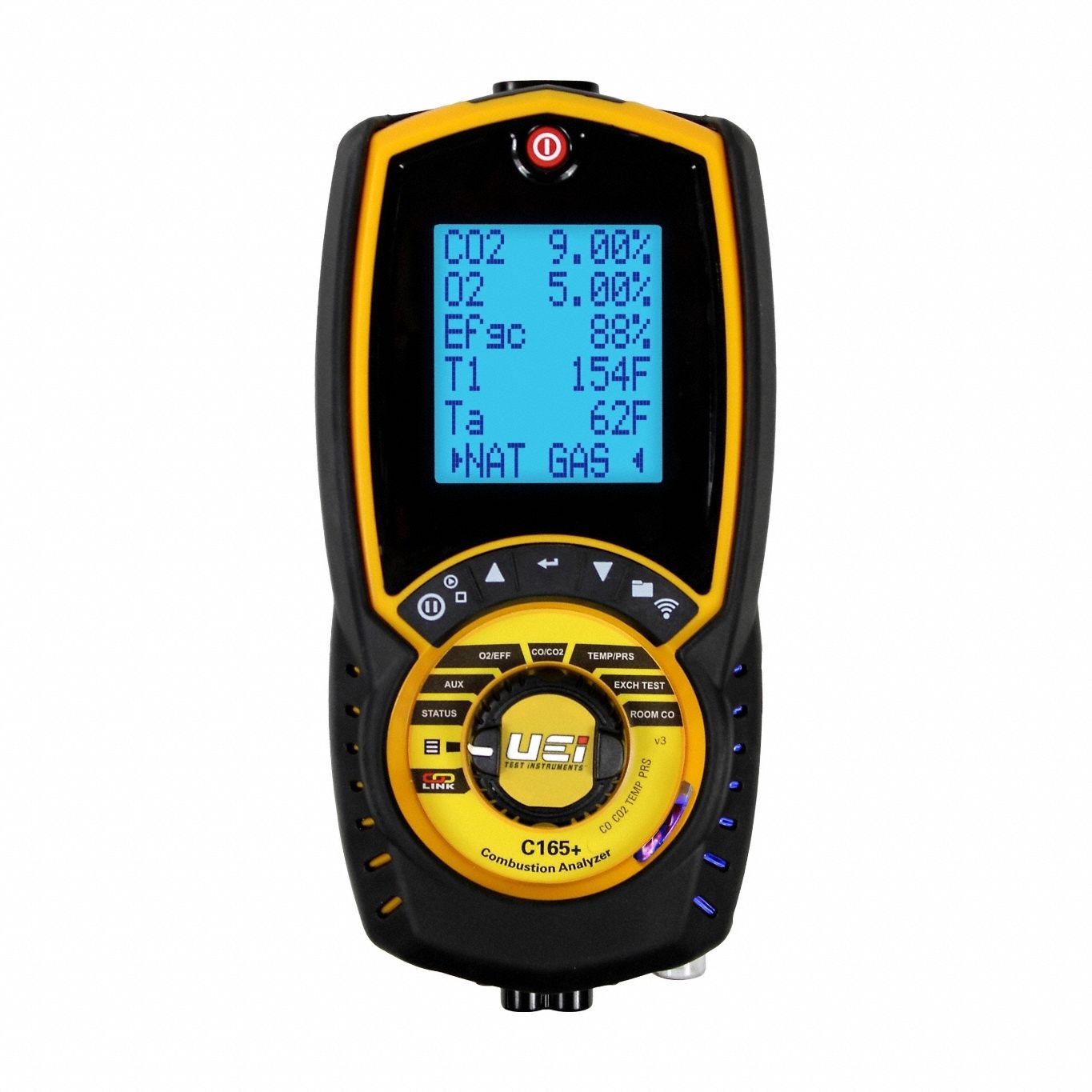 UEI TEST INSTRUMENTS, Included, 0 ppm to 10,000 ppm, Combustion ...