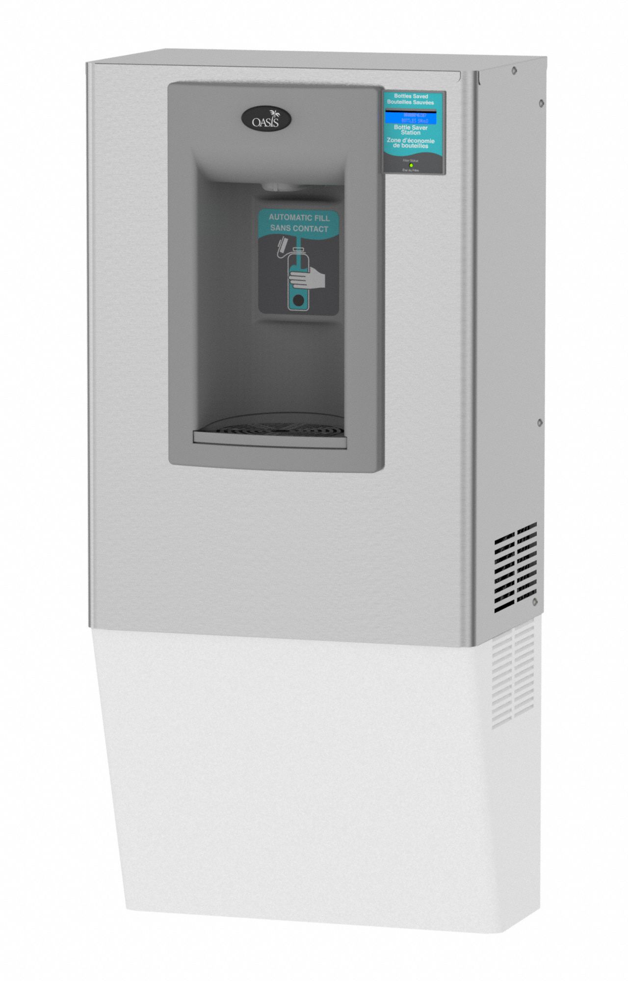 OASIS, Sensor, 24 3/4 in Ht, Bottle Filler Retrofit Kit - 787G91 ...