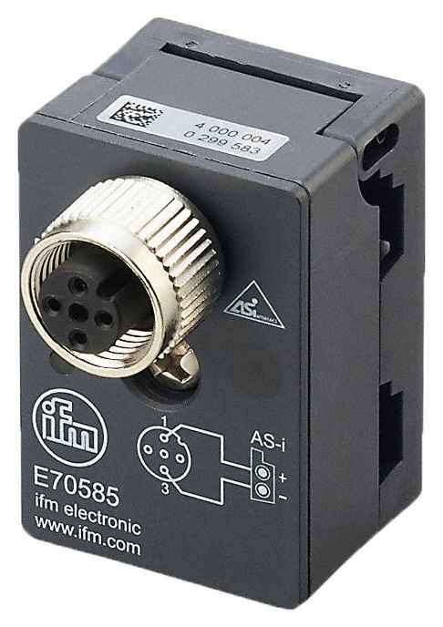 IFM, AS-i Flat Cable to M12, T-Style, Flat Cable IDC Connector - 787GD8 ...