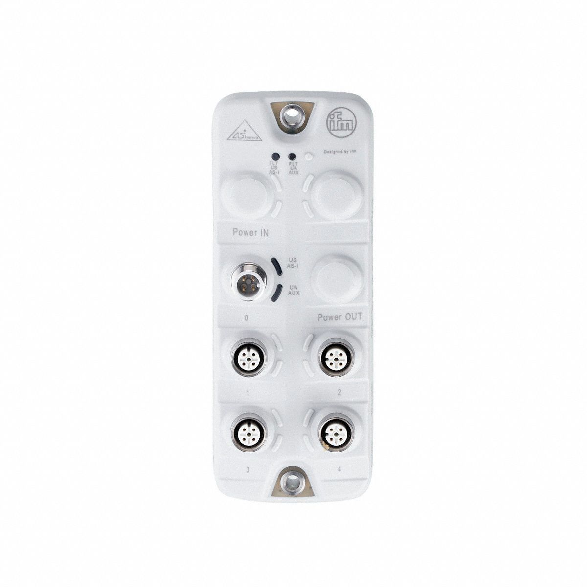 IFM, M12 to M12, 1 In x 4 Out, Passive Power Distributor - 787GE2 ...