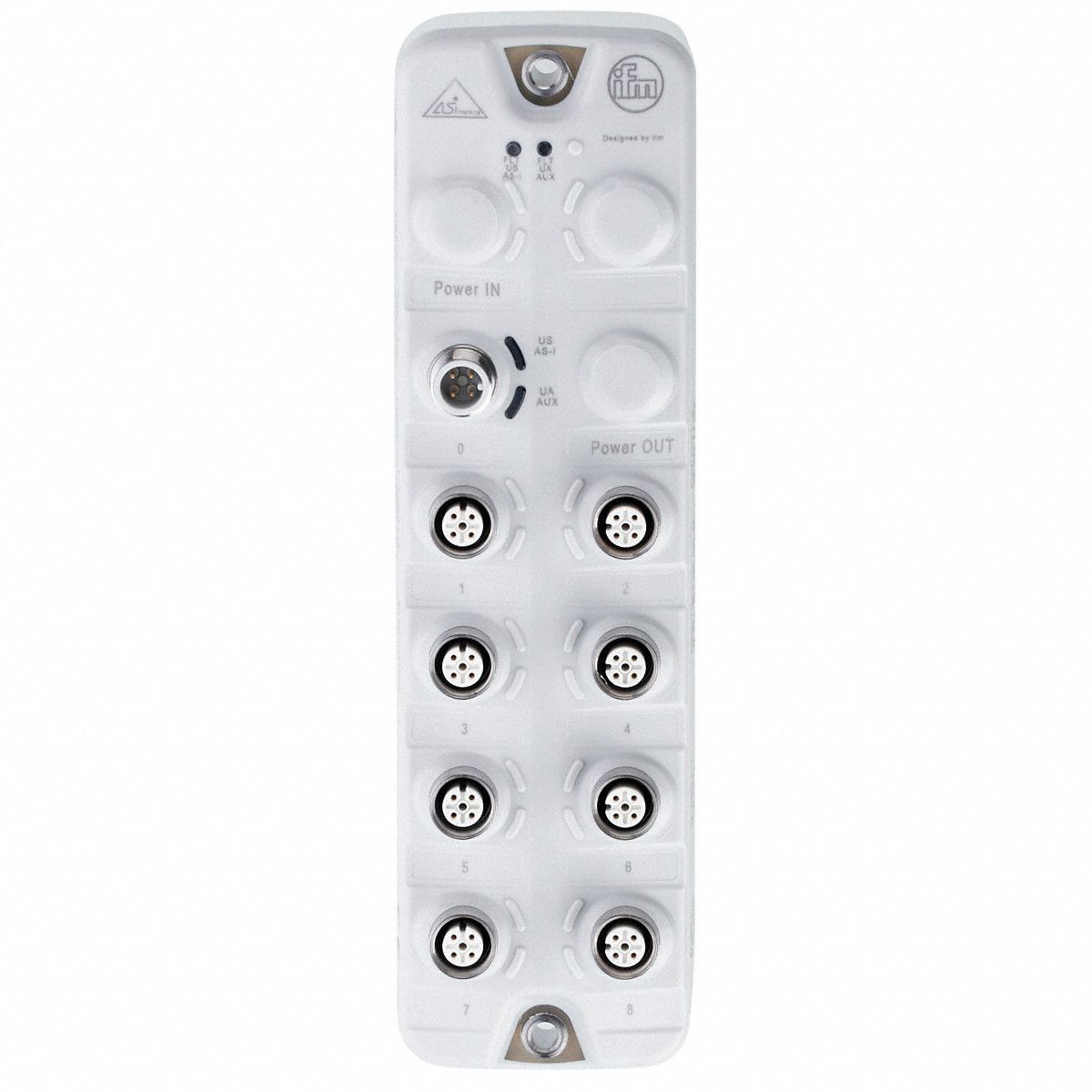 IFM, M12 to M12, 1 In x 8 Out, Passive Power Distributor - 787GE3 ...