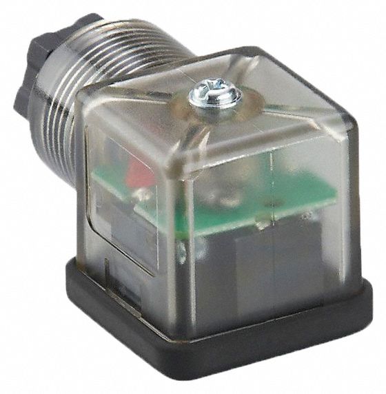 IFM, Form A, DIN 43650 Form A, Solenoid Coil Connector - 787GE5|E12224 ...